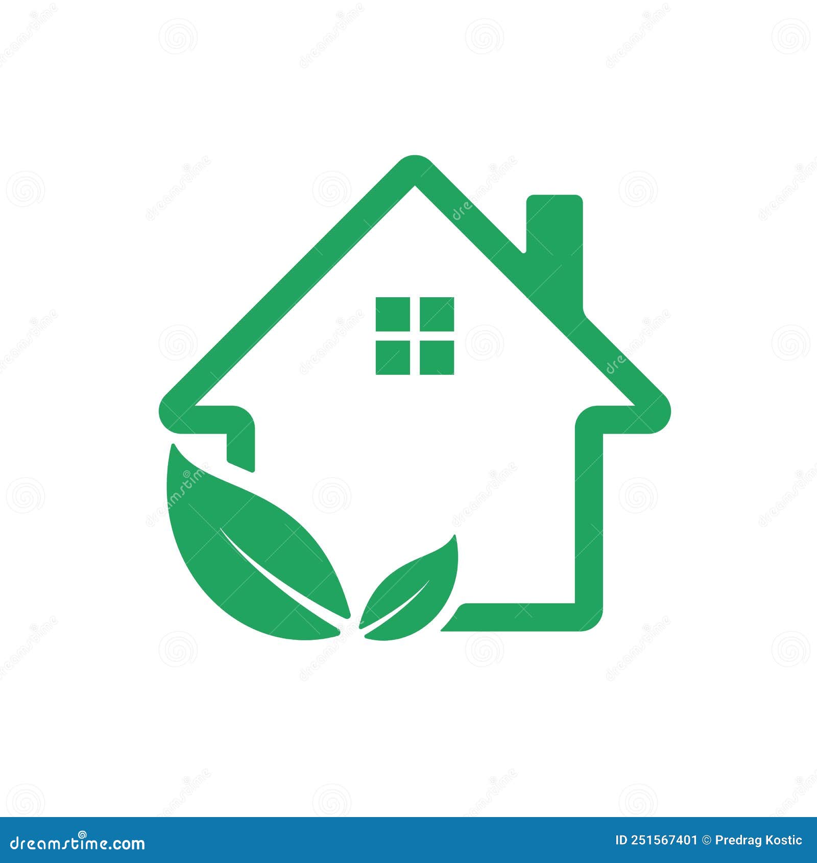 Icono de la casa verde stock de ilustración. Ilustración de verde ...