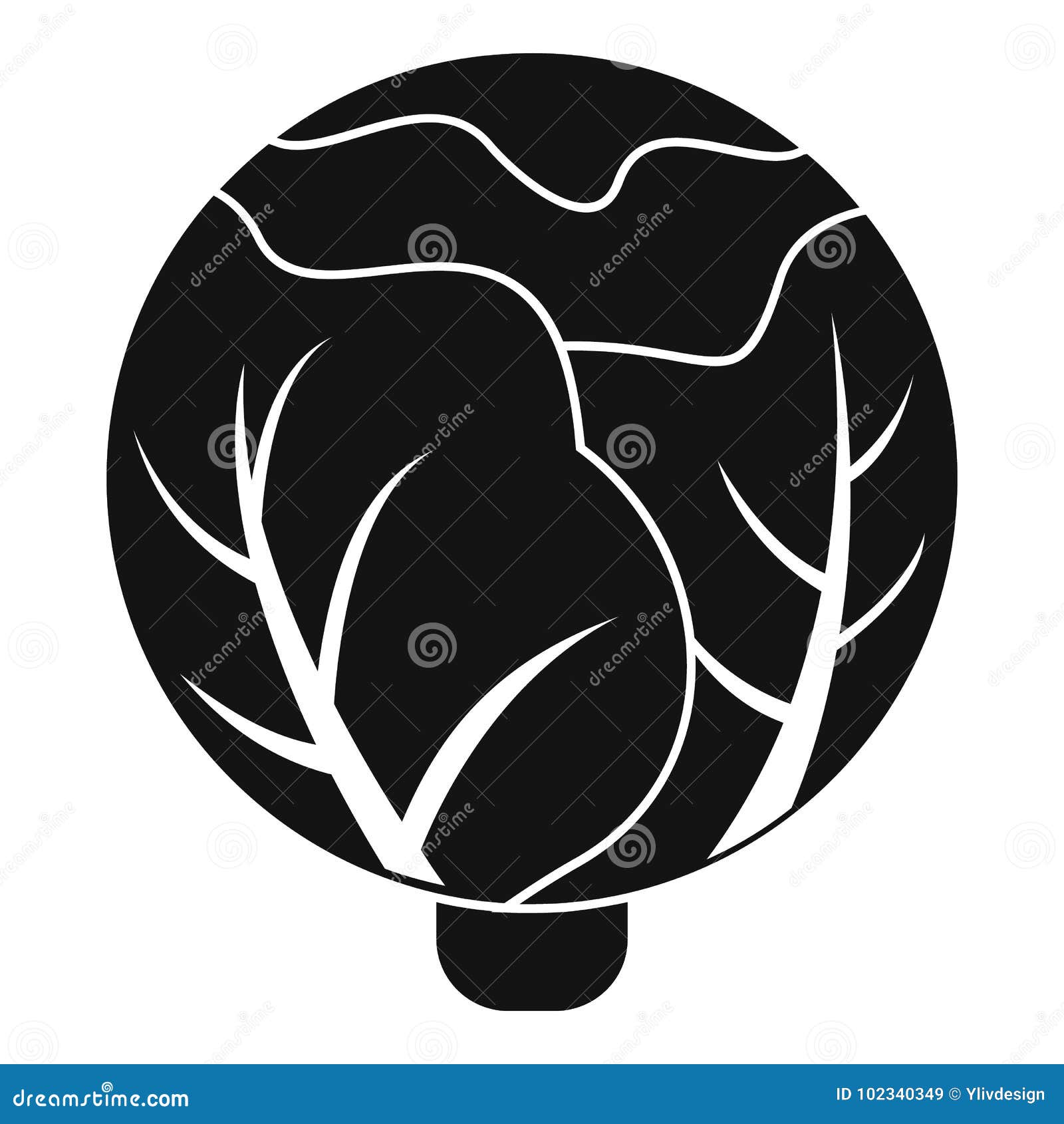 Icono De La Col, Estilo Simple Ilustración del Vector - Ilustración de ...