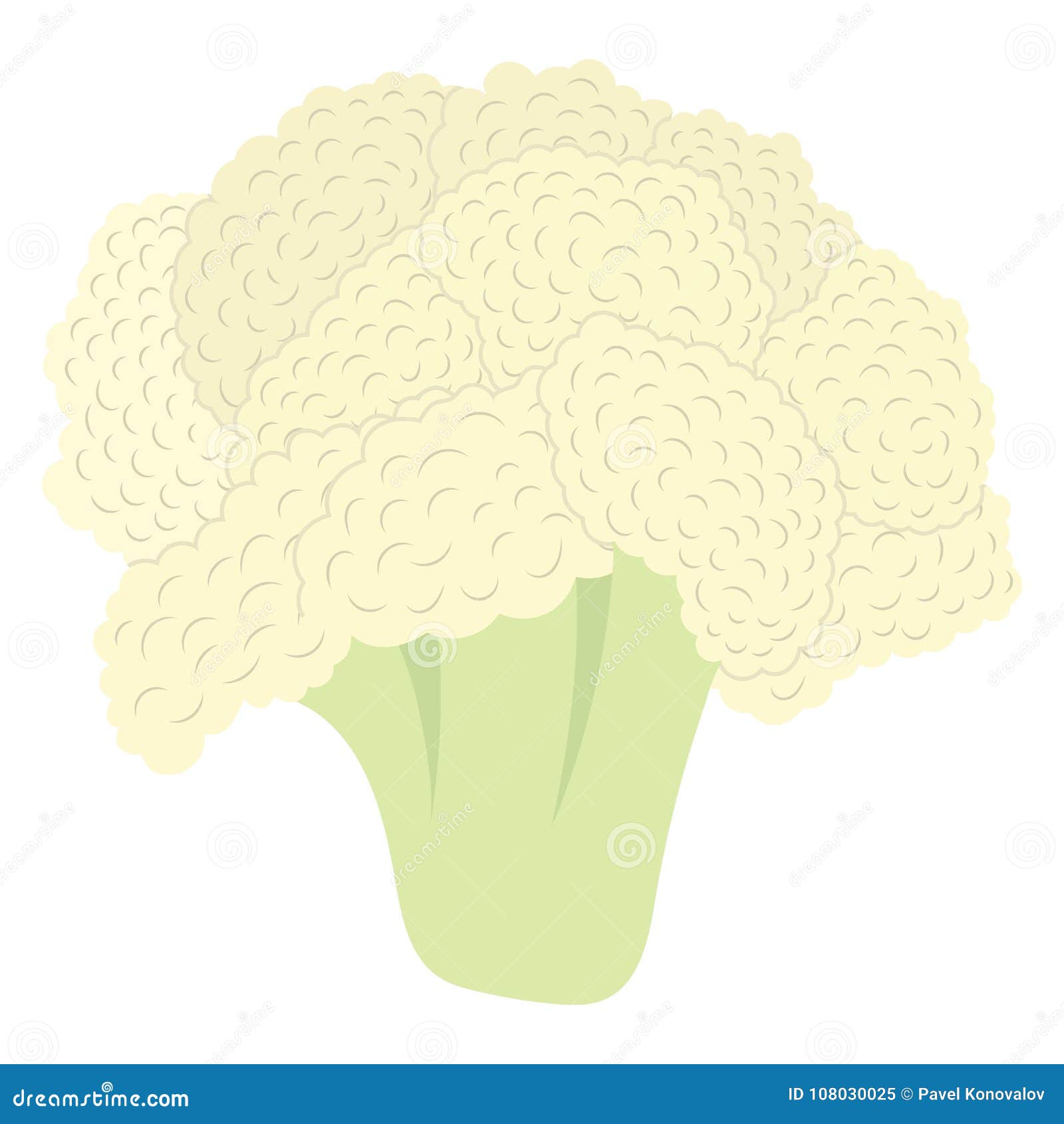 Icono de la coliflor ilustración del vector. Ilustración de bosquejo ...