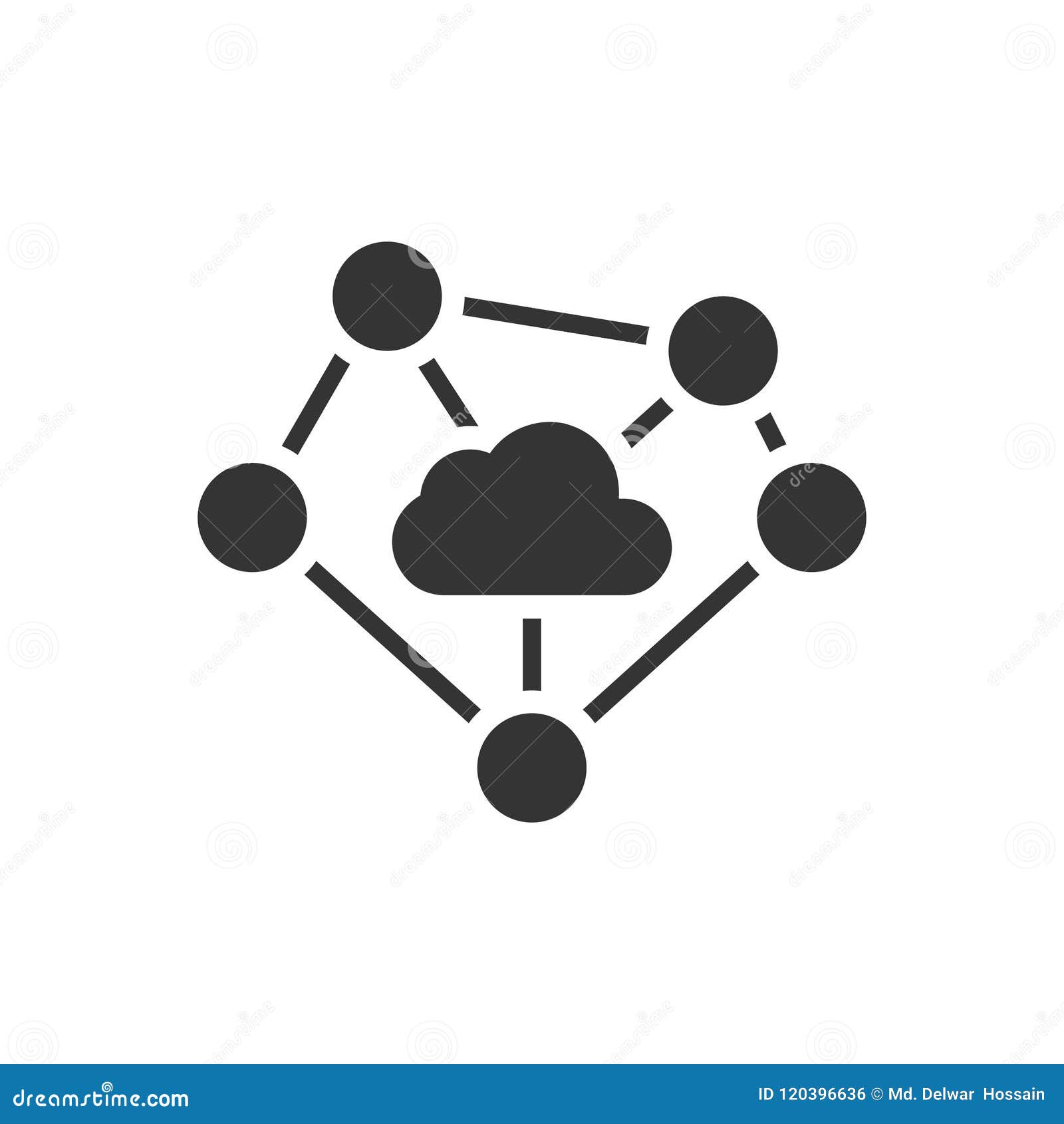 Icono De La Conectividad De Red Ilustración del Vector - Ilustración de ...