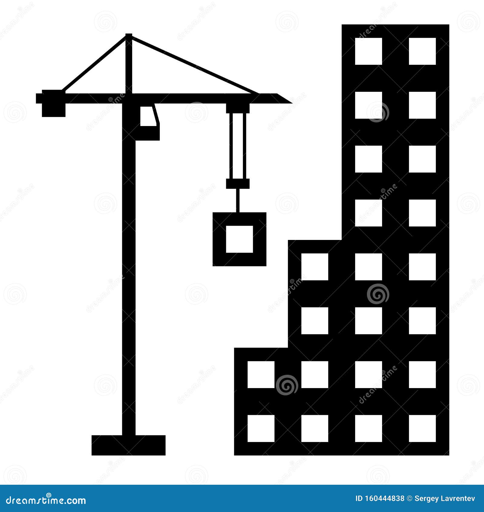 Icono De La Construcci?n De Edificios Ilustración del Vector - Ilustración de concepto, casa ...