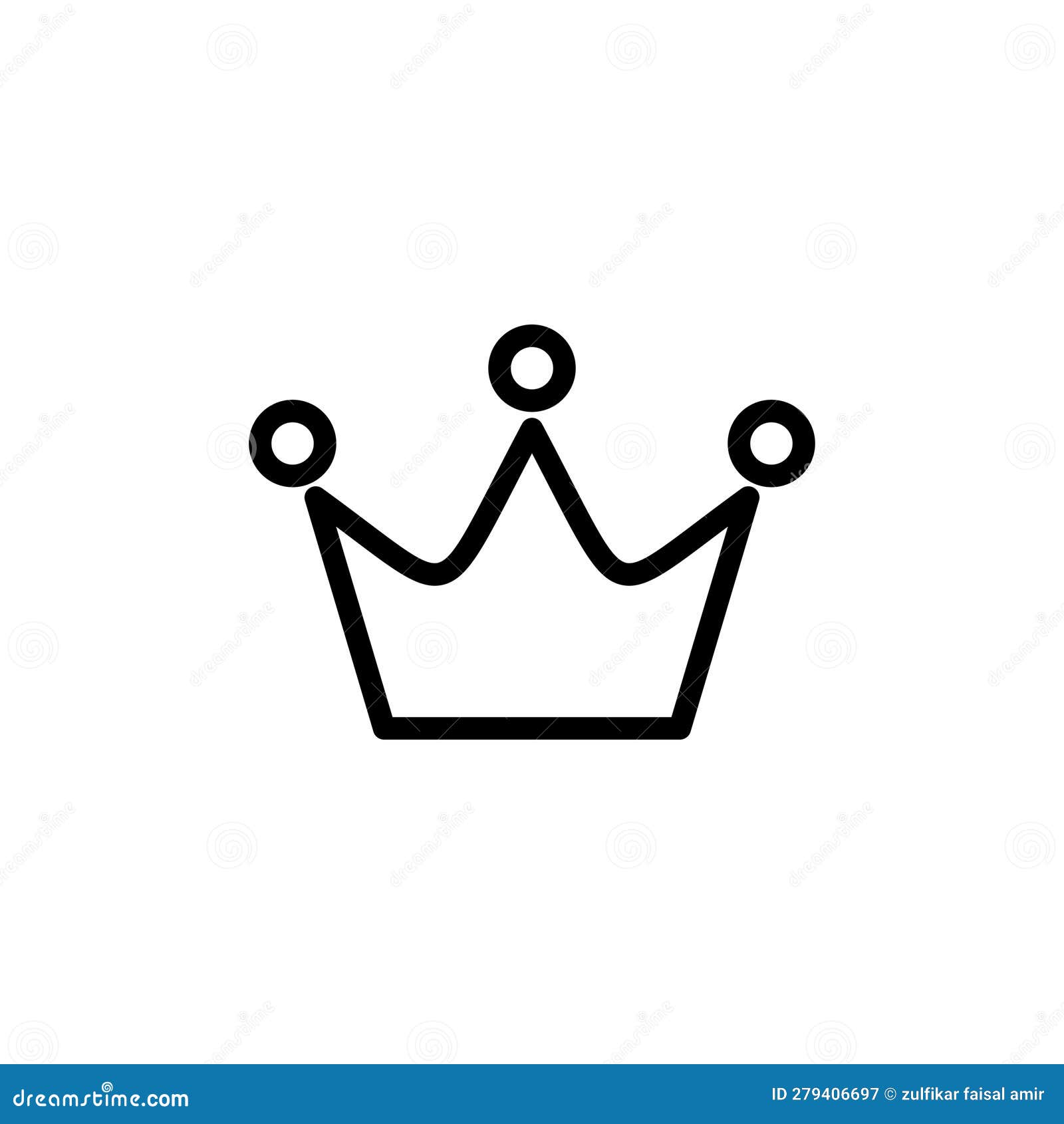 Icono De La Corona . Icono Del Vector De La Corona Ilustración del ...