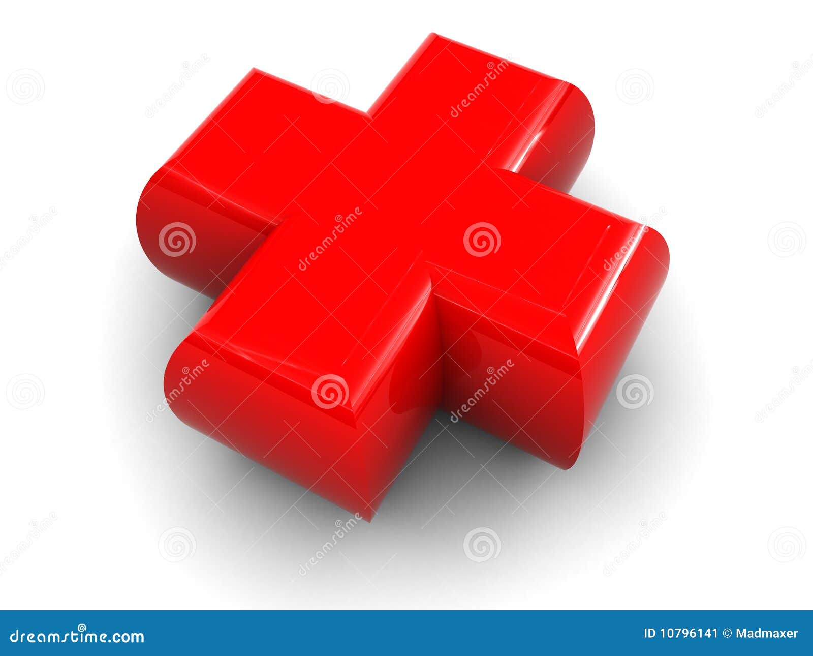 Icono de la Cruz Roja stock de ilustración. Ilustración de color - 10796141