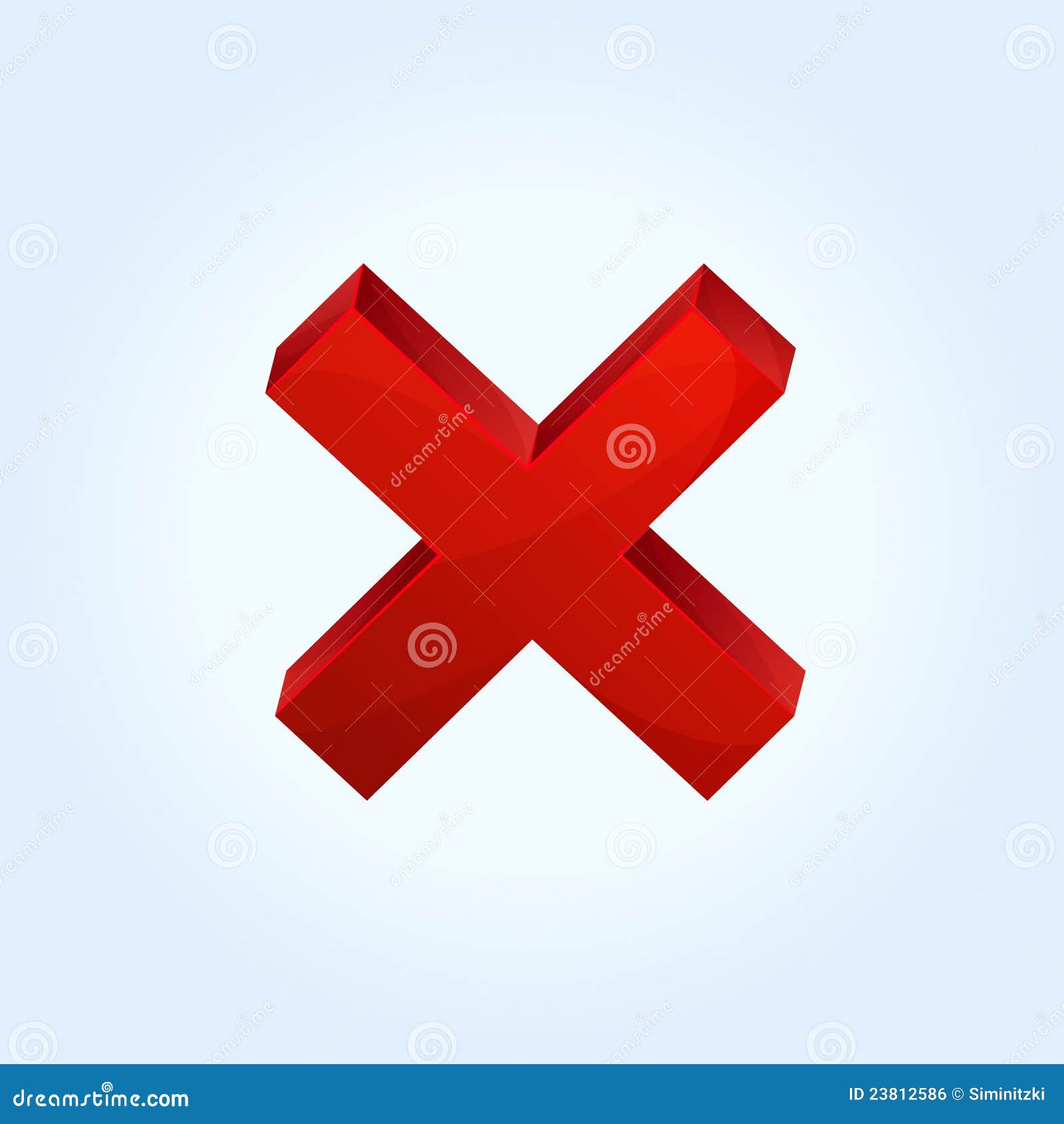 Icono De La Cruz Roja Del Vector Ilustración del Vector - Ilustración ...