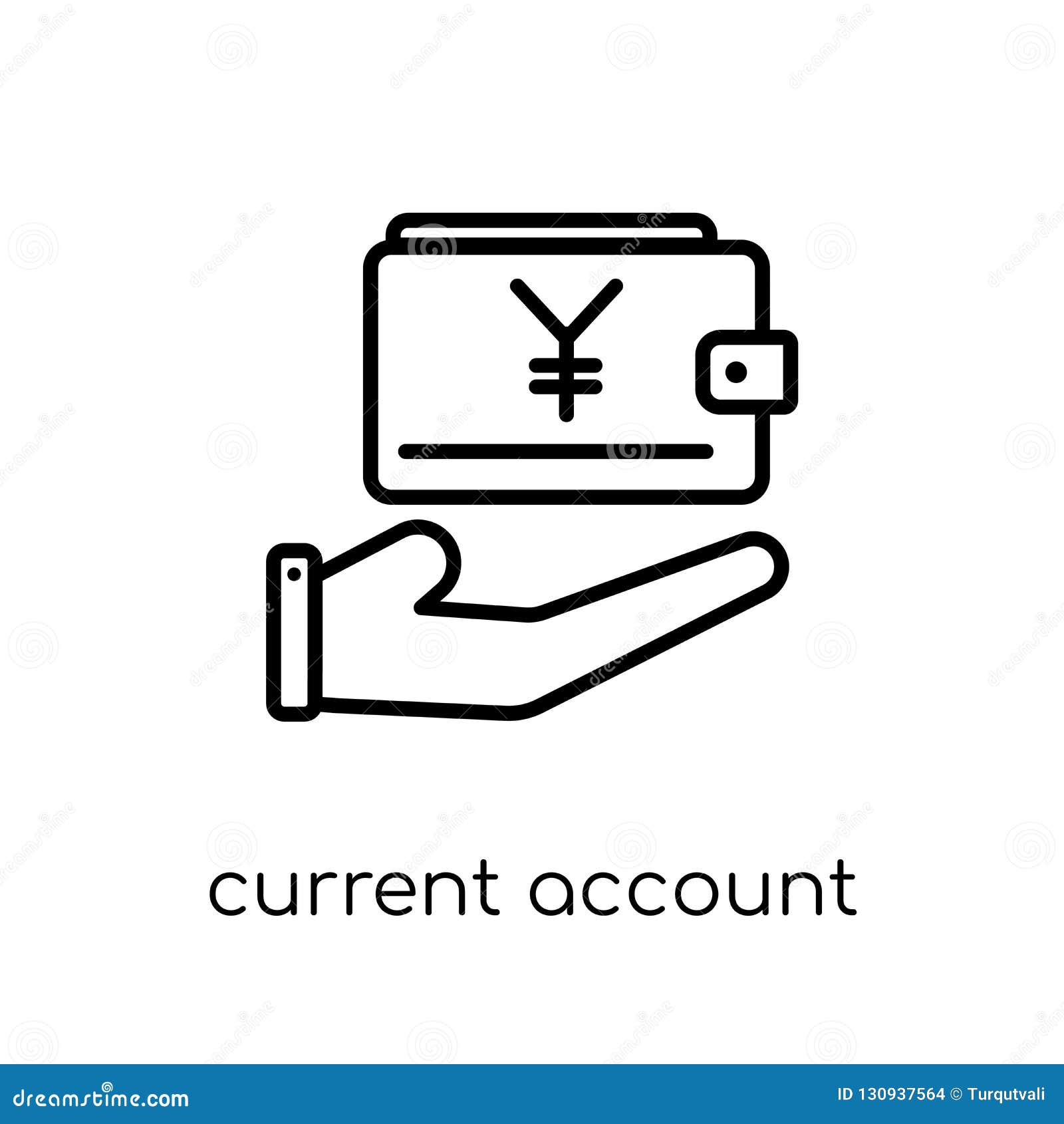 Icono De La Cuenta Corriente Ilustración del Vector - Ilustración de ...