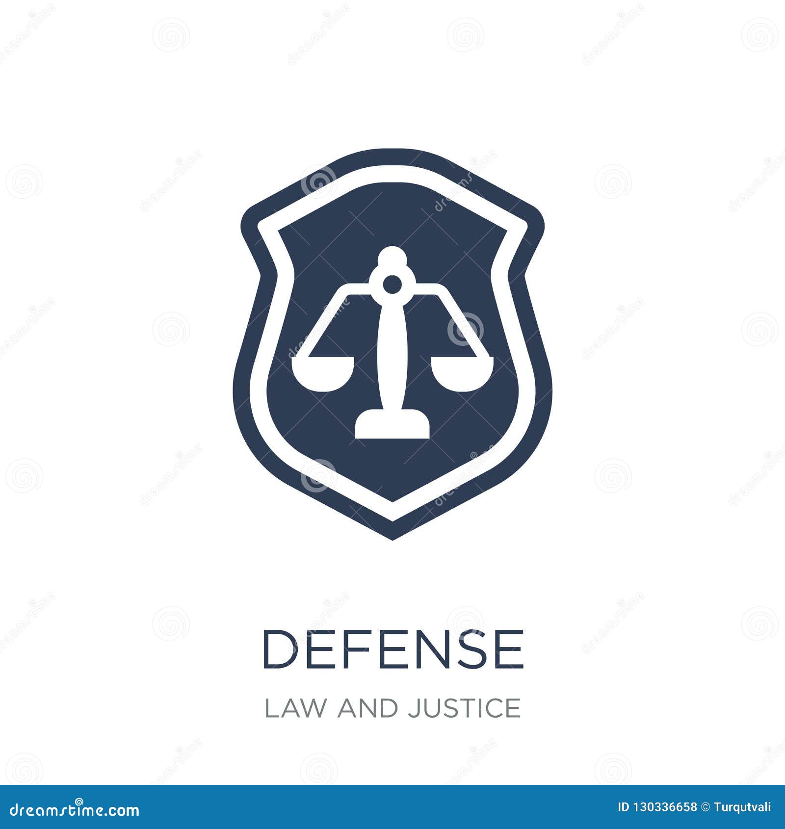 Icono de la defensa ilustración del vector. Ilustración de combatiente ...