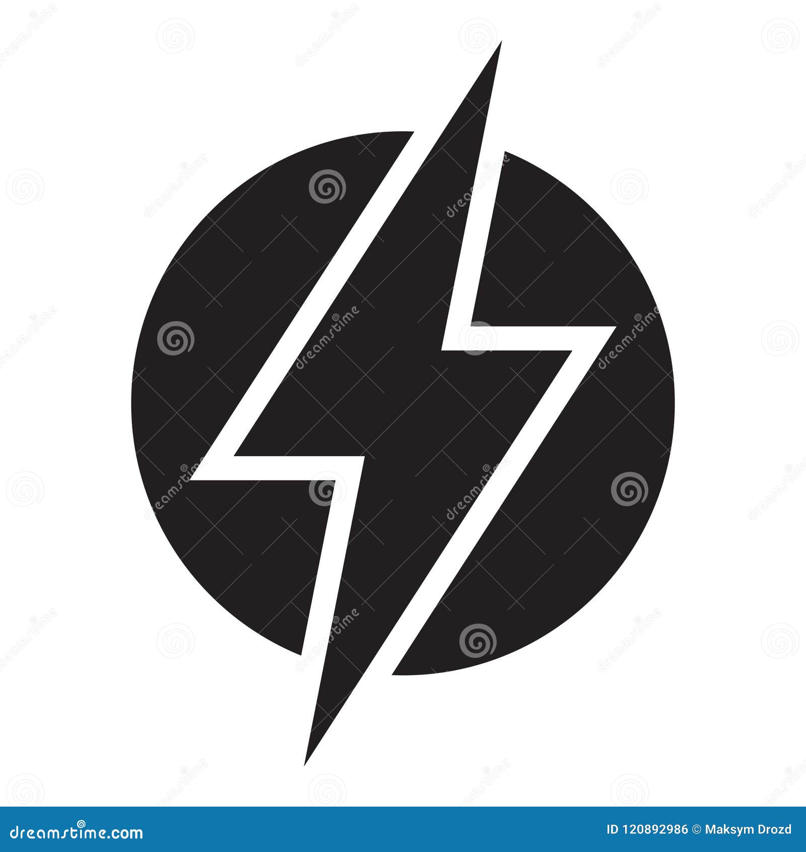 Icono De La Electricidad, Vector Stock de ilustración - Ilustración de ...