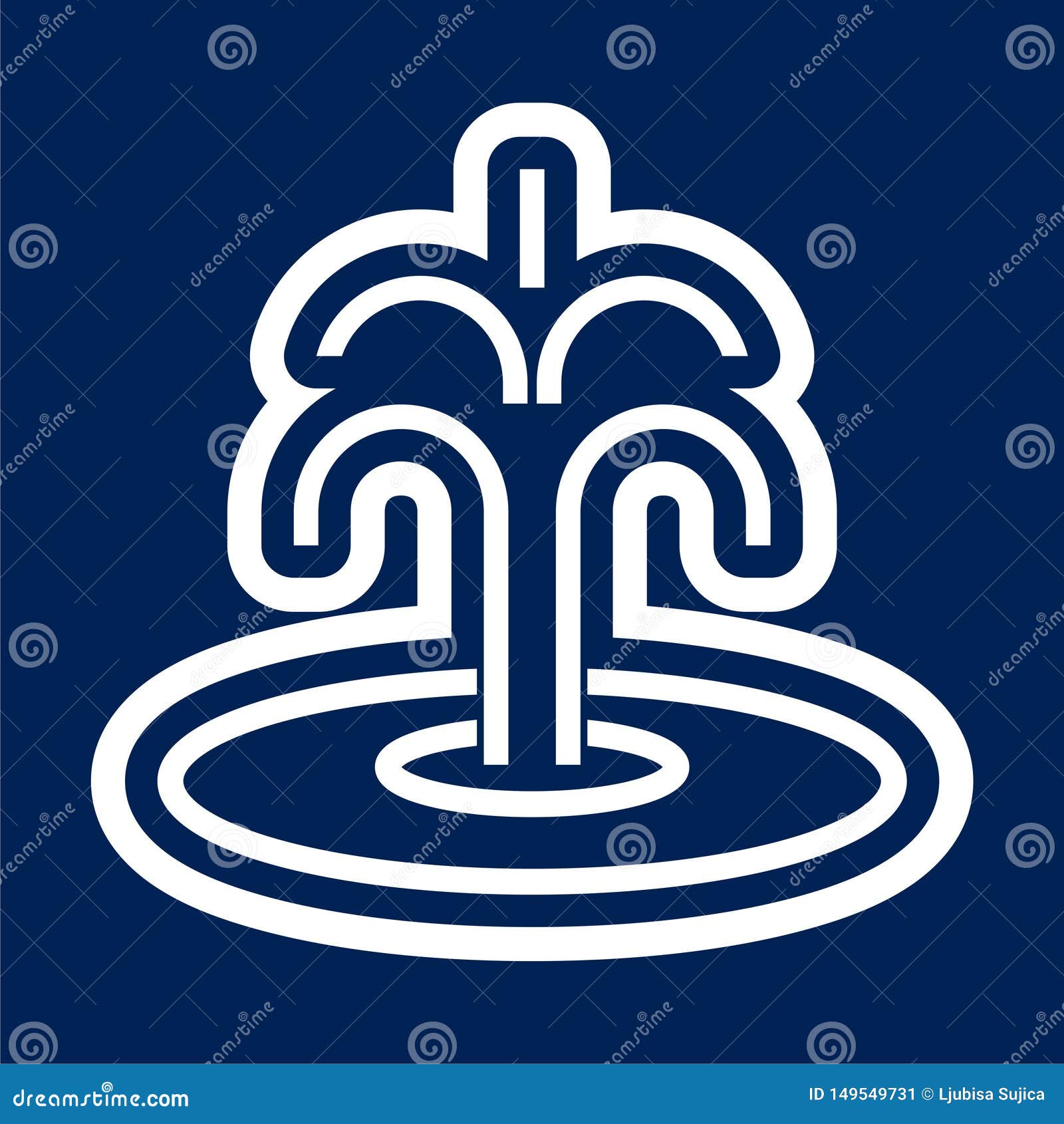 Icono De La Fuente - Ejemplo Ilustración del Vector - Ilustración de ...