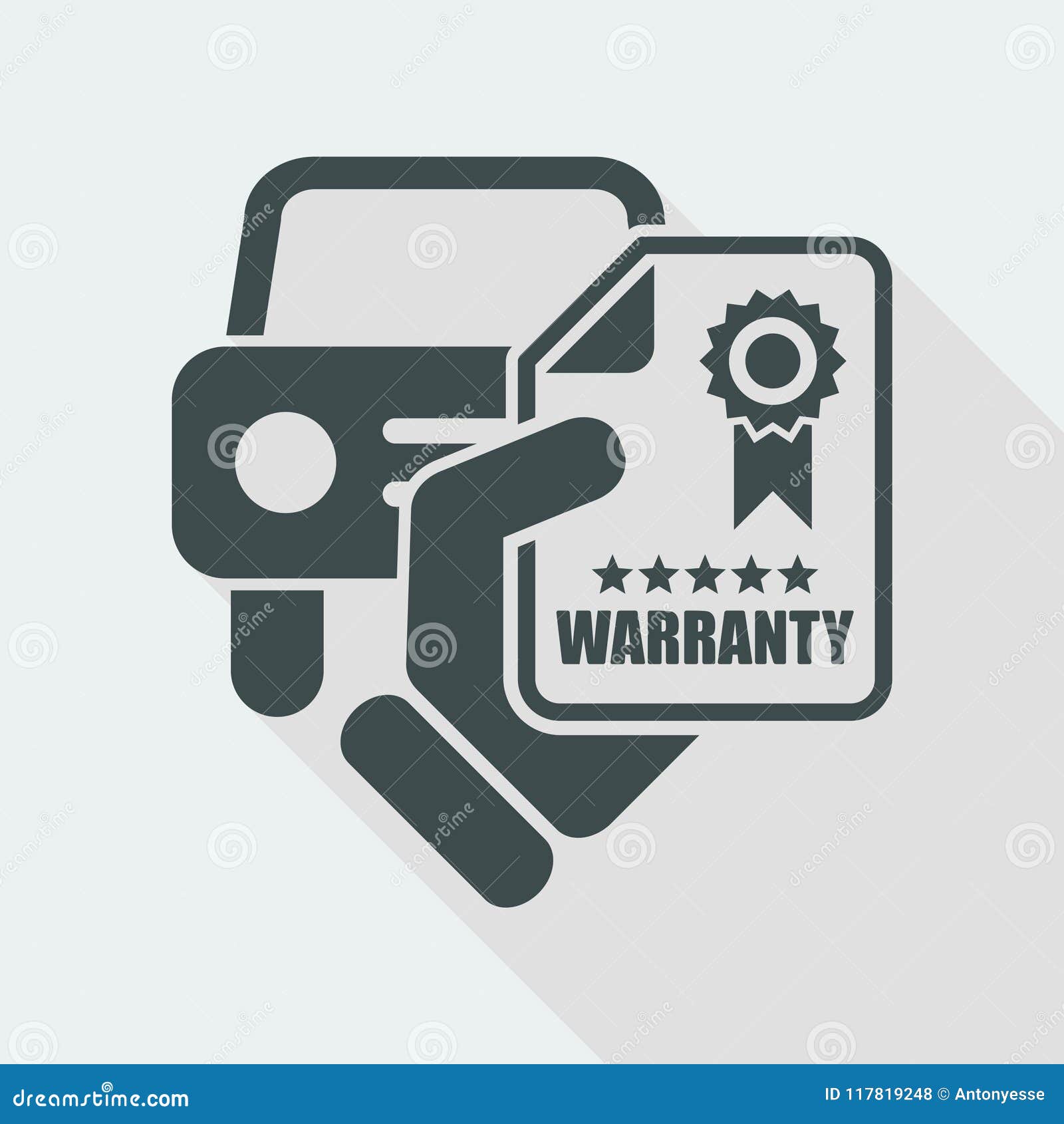 Icono De La Garantía Del Coche Ilustración del Vector - Ilustración de ...