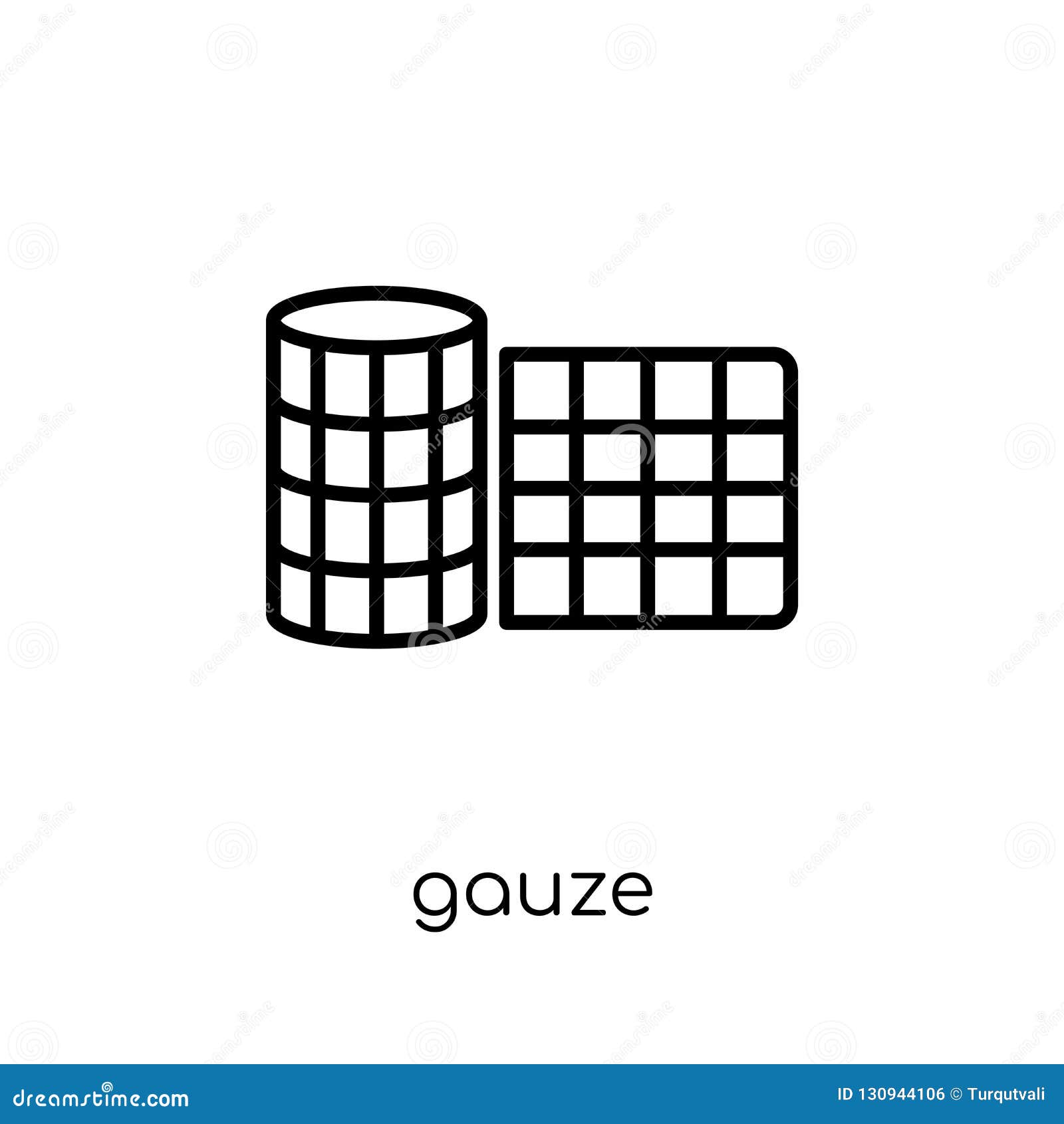 Icono de la gasa ilustración del vector. Ilustración de arpillera ...