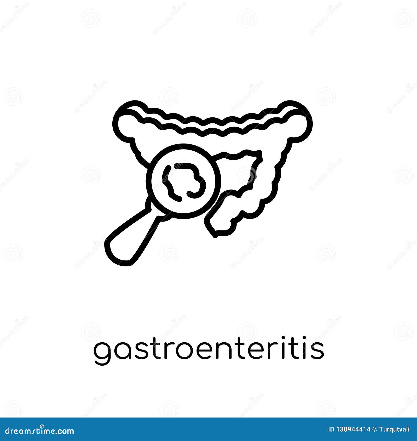 Icono De La Gastroenteritis Ilustración del Vector - Ilustración de ...