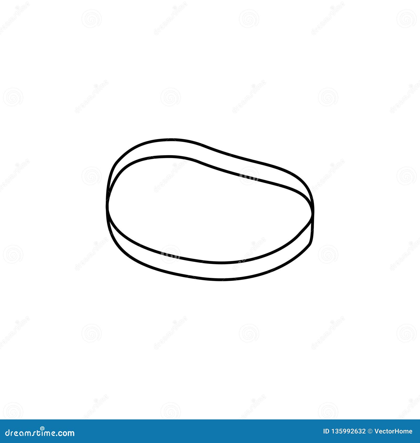 Icono De La Goma, Ejemplo Del Vector Ilustración del Vector ...