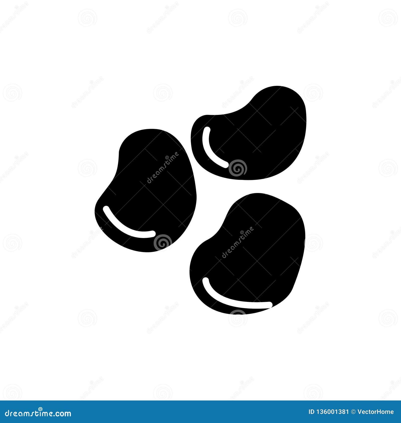 Icono De La Haba, Ejemplo Del Vector Ilustración del Vector ...