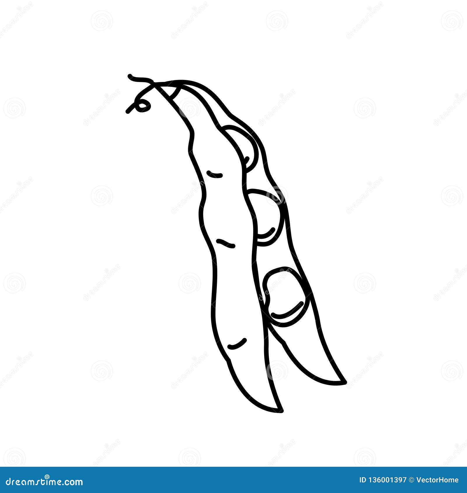 Icono De La Haba, Ejemplo Del Vector Ilustración del Vector ...