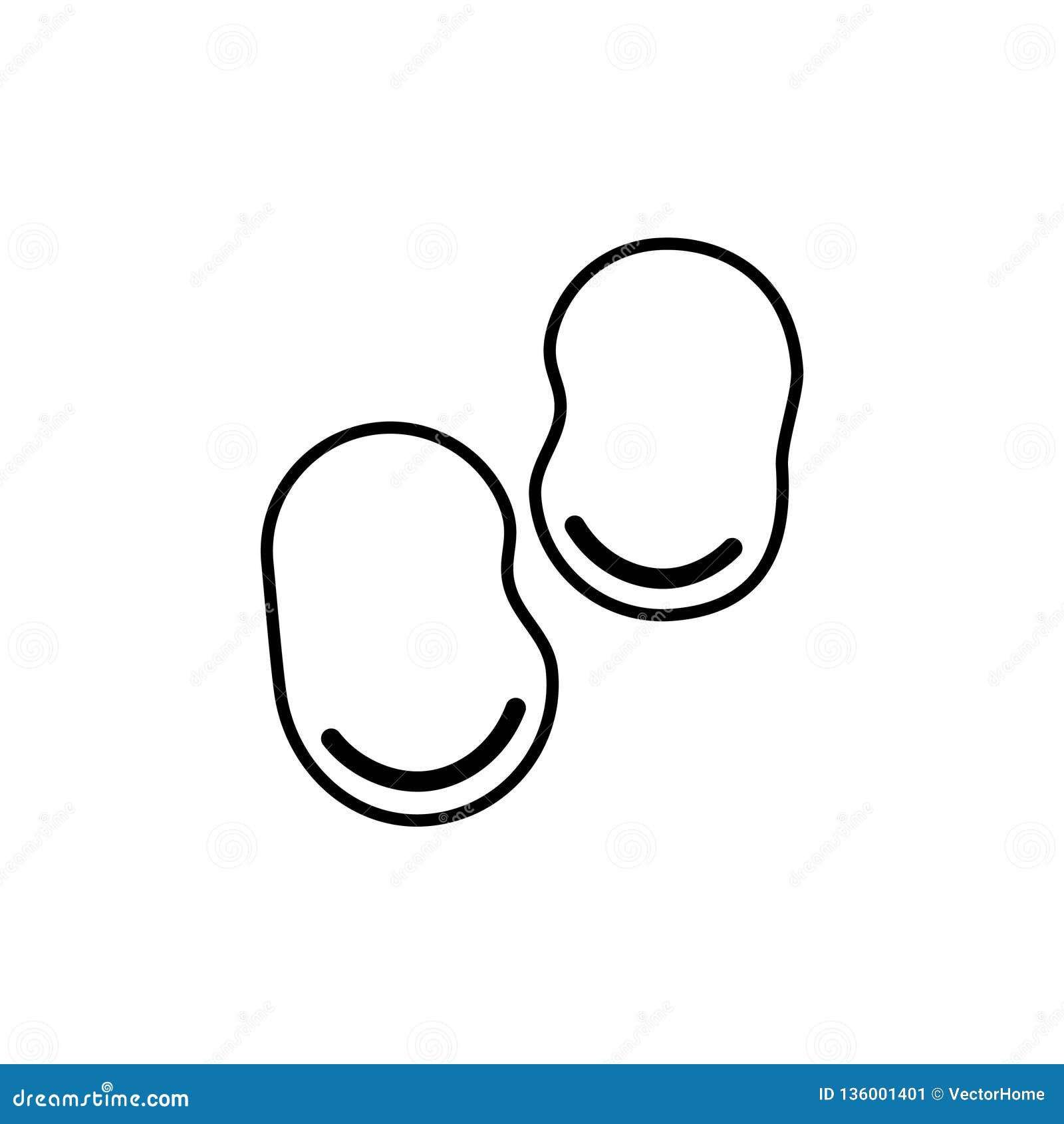 Icono De La Haba, Ejemplo Del Vector Ilustración del Vector ...