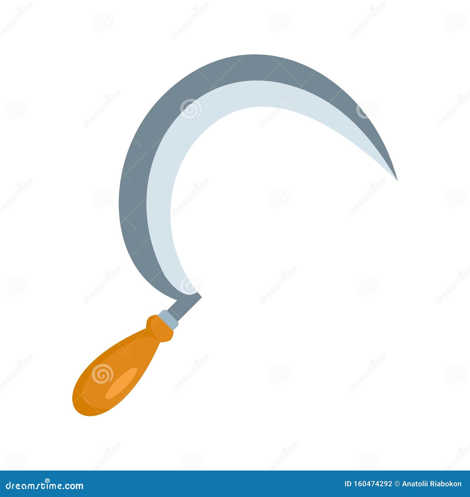 Icono De La Hoz, Estilo Plano Ilustración del Vector - Ilustración de ...
