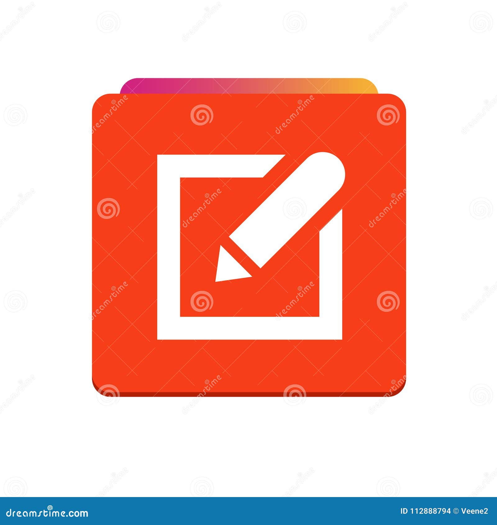 Icono de la inscripción stock de ilustración. Ilustración de datos ...