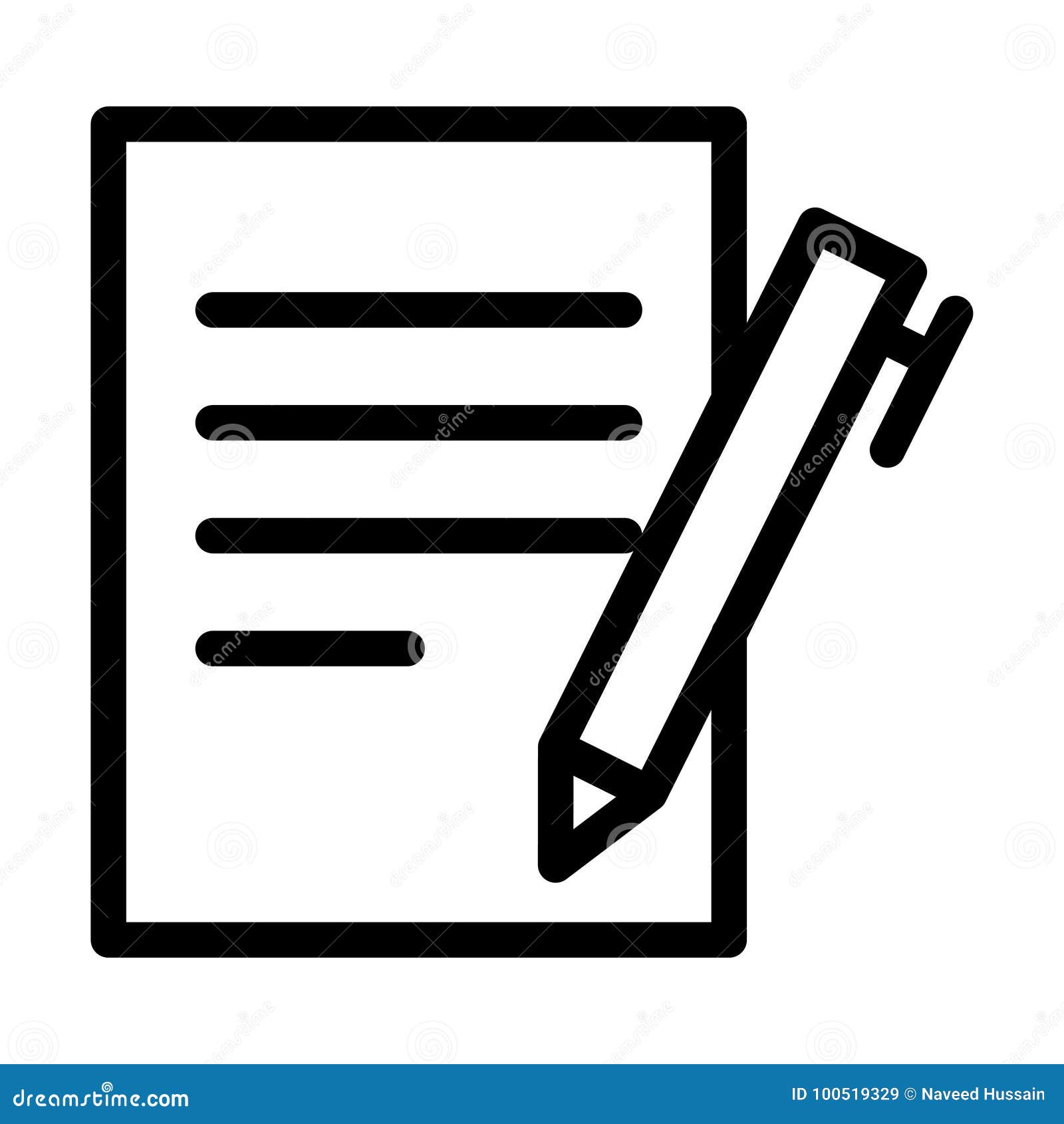 Icono de la libreta stock de ilustración. Ilustración de cuaderno ...