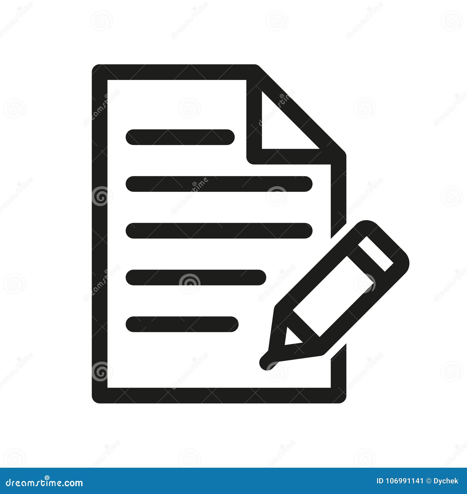 Icono de la libreta Vector ilustración del vector. Ilustración de arte ...