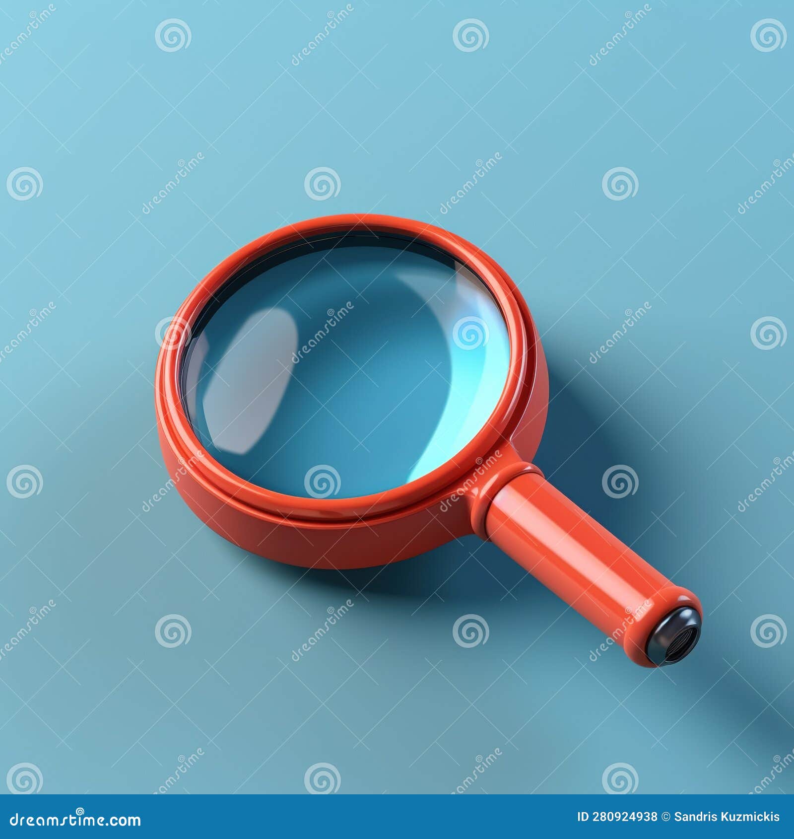 Icono De La Lupa. Ai Generativo Stock de ilustración - Ilustración de ...