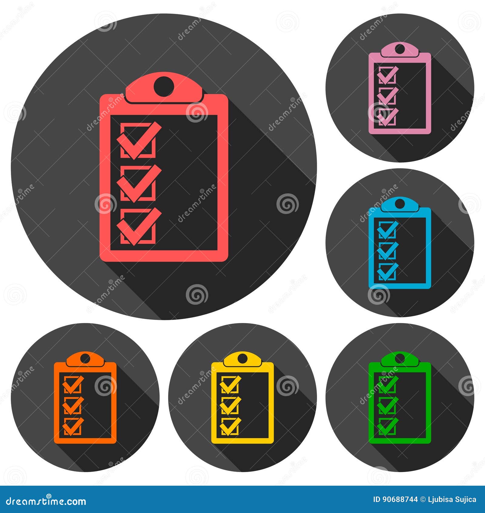 Icono De La Marca De Cotejo Ilustración del Vector - Ilustración de ...