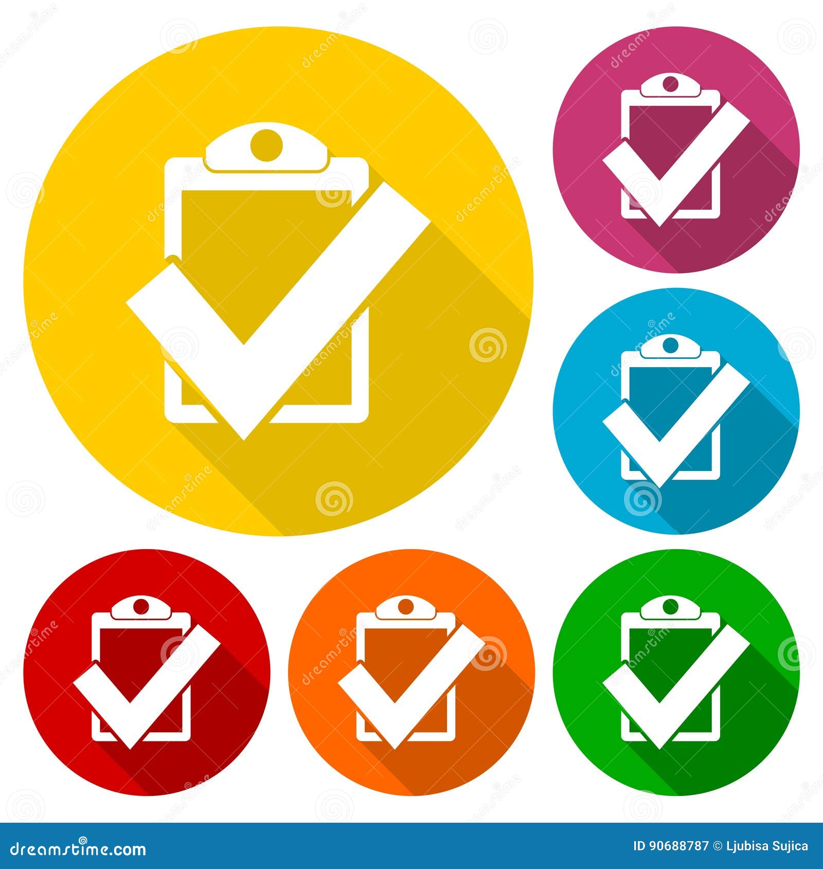 Icono De La Marca De Cotejo Ilustración del Vector - Ilustración de ...