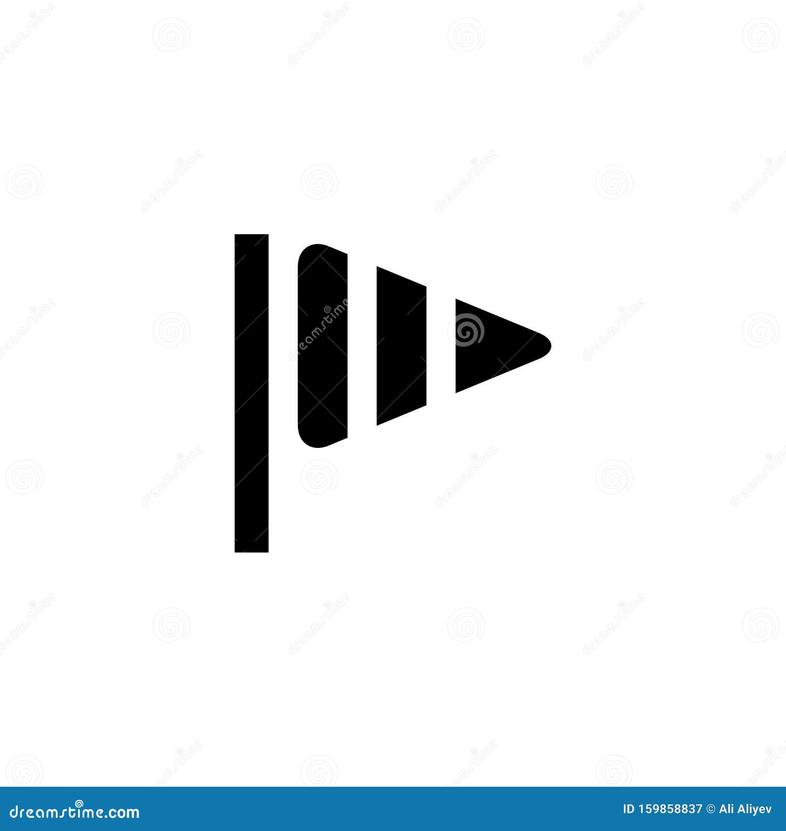 Icono De La Marca Finalizar. Signo De Carrera Ilustración del Vector ...