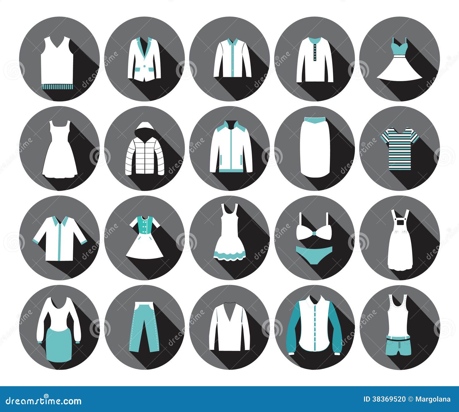 Icono De La Moda De La Ropa De Los Grandes Almacenes. Ilustración del ...