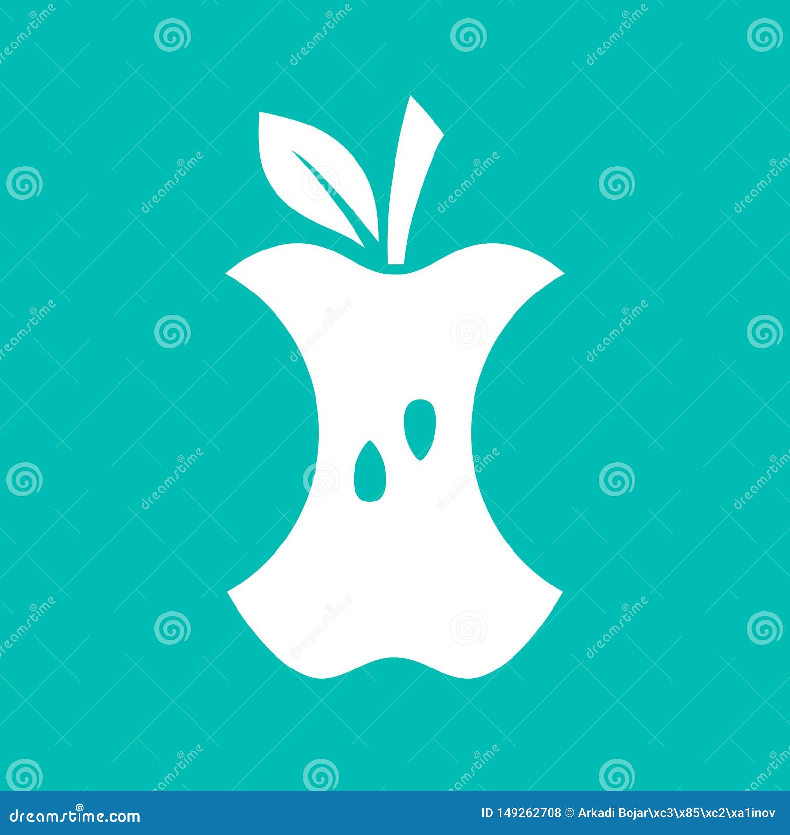 Icono De La Mordedura De Apple Ilustración del Vector - Ilustración de ...