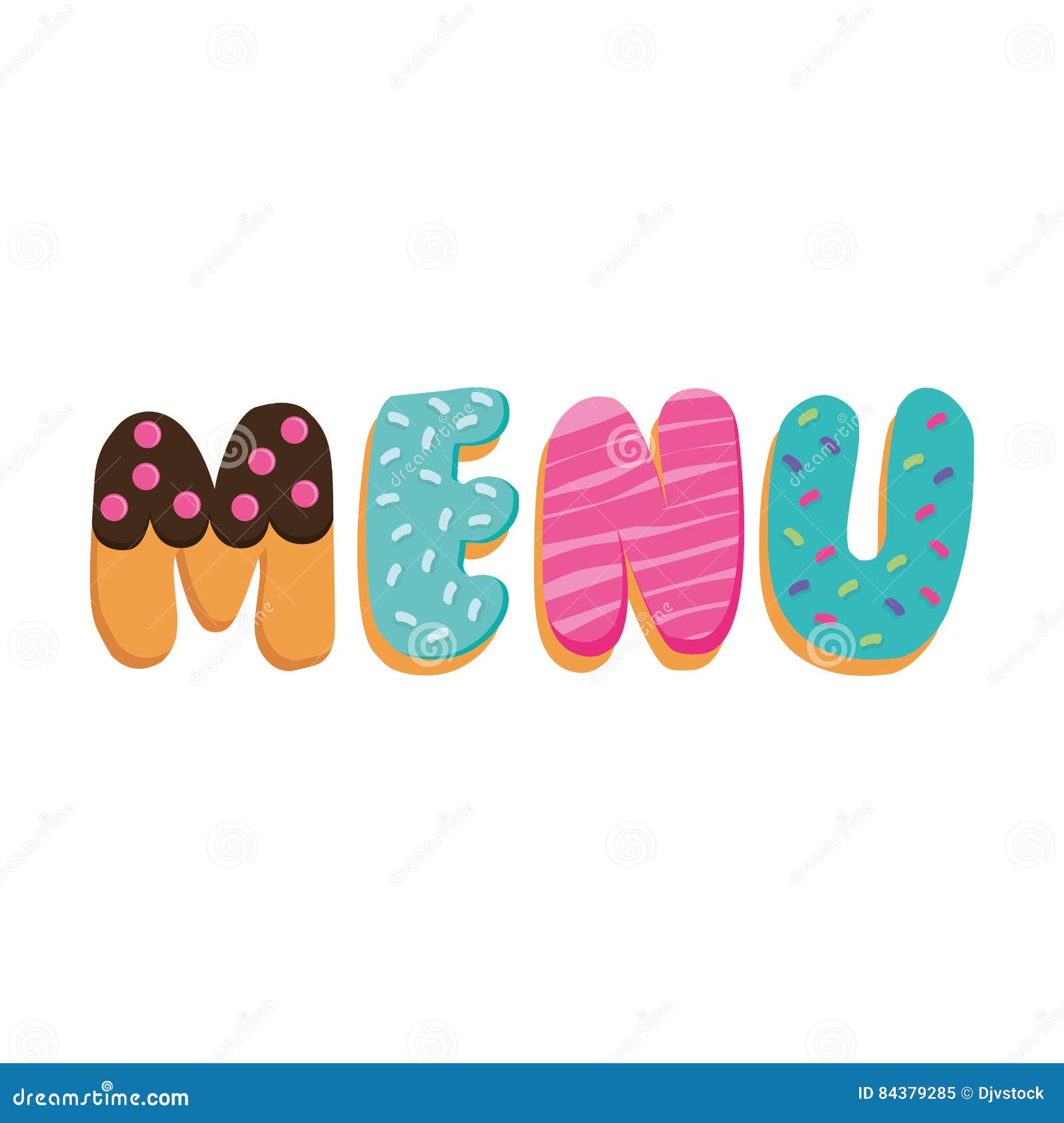 Icono De La Palabra Del Menú Stock de ilustración - Ilustración de ...