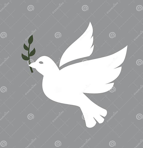 Icono de la paloma ilustración del vector. Ilustración de navidad ...