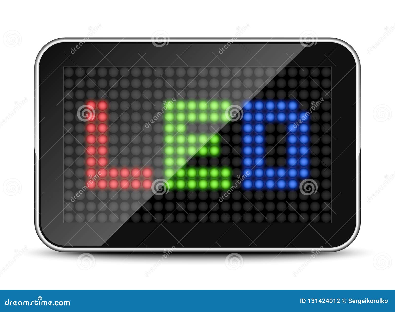 Icono De La Pantalla Del LED RGB Ilustración del Vector - Ilustración ...
