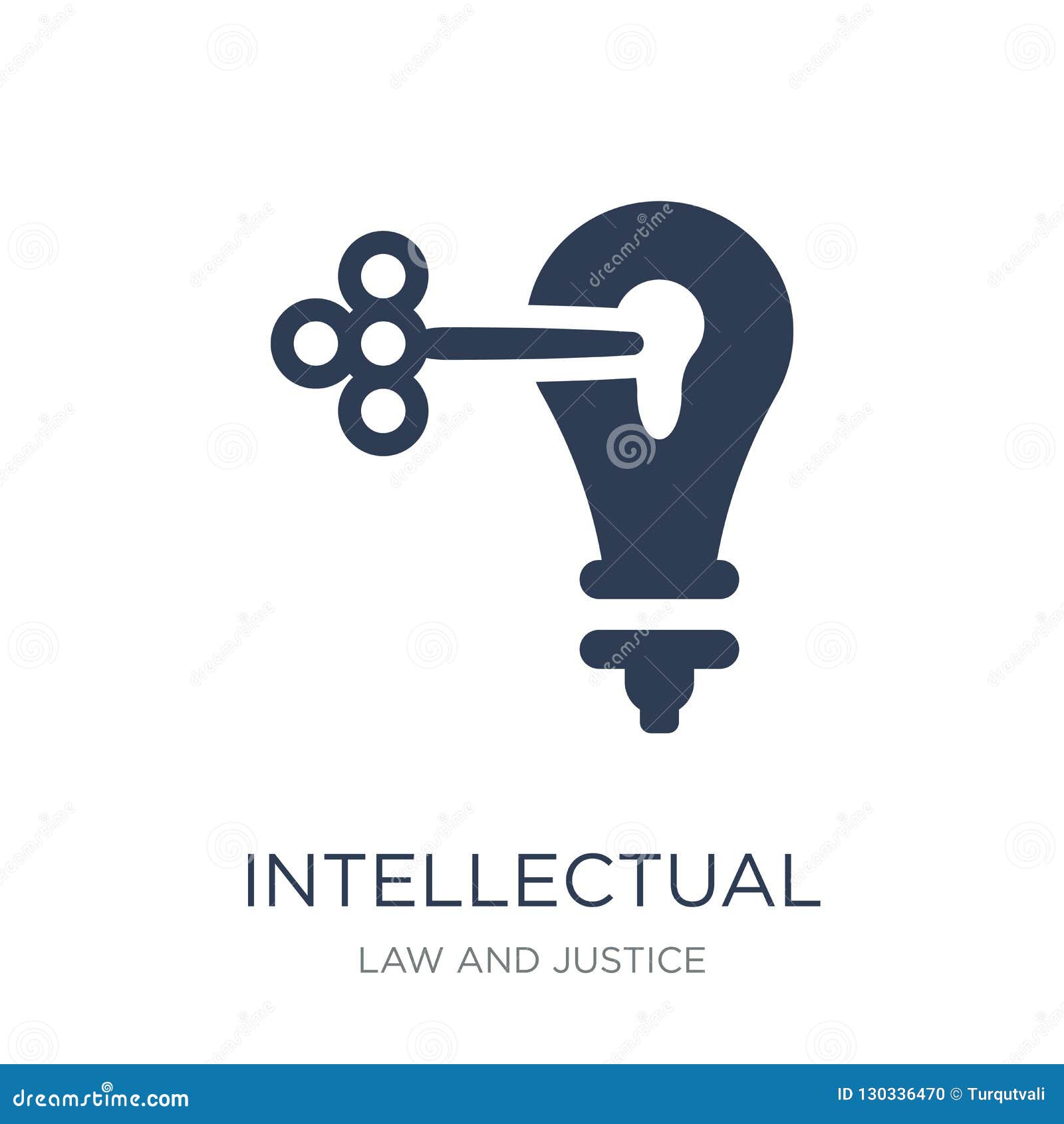 Icono De La Propiedad Intelectual Ilustración del Vector - Ilustración ...