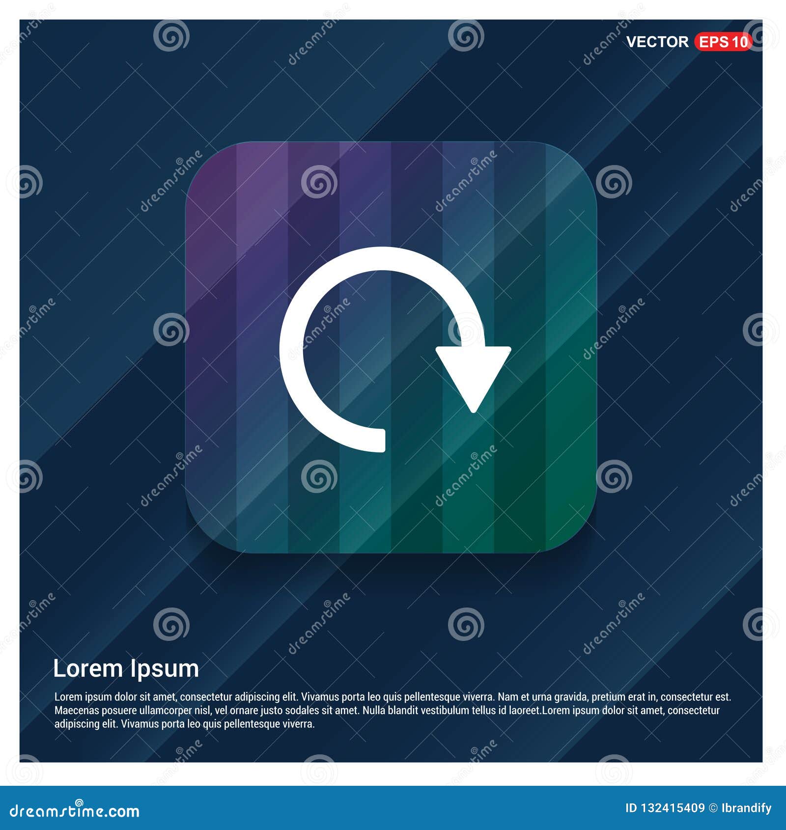 Icono de la recarga ilustración del vector. Ilustración de cursor ...