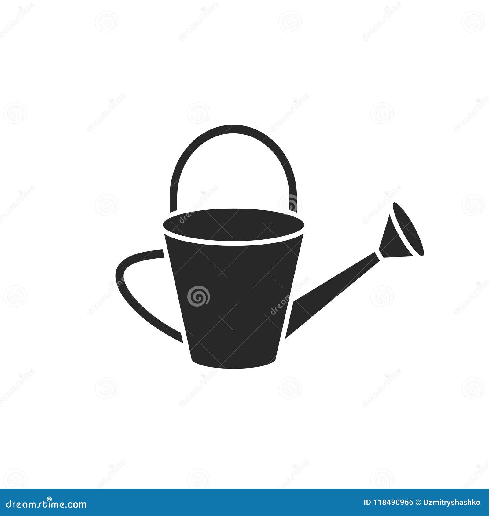 Icono de la regadera ilustración del vector. Ilustración de cultive ...