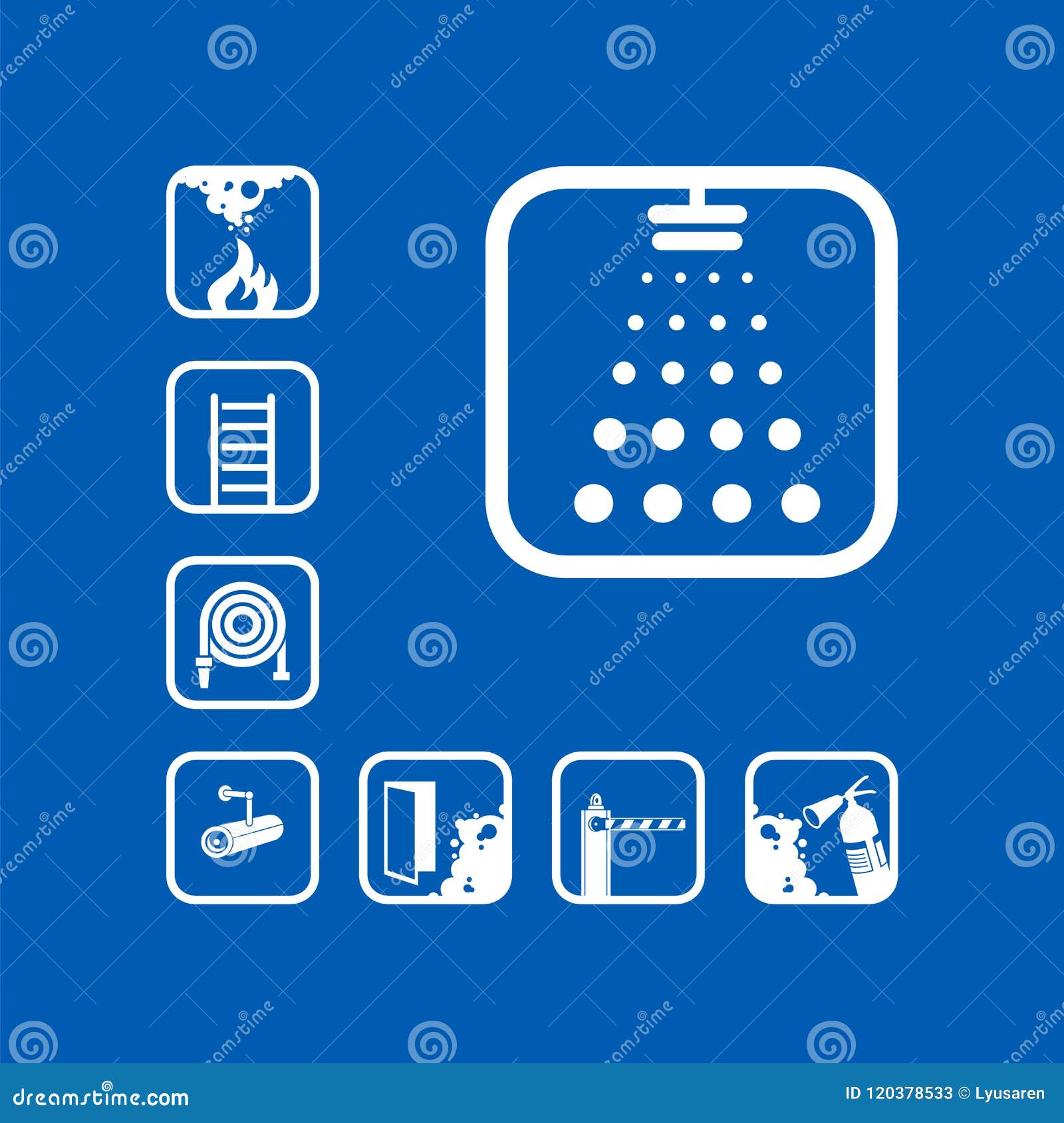 Icono De La Regadera Aislado Ilustración del Vector - Ilustración de ...