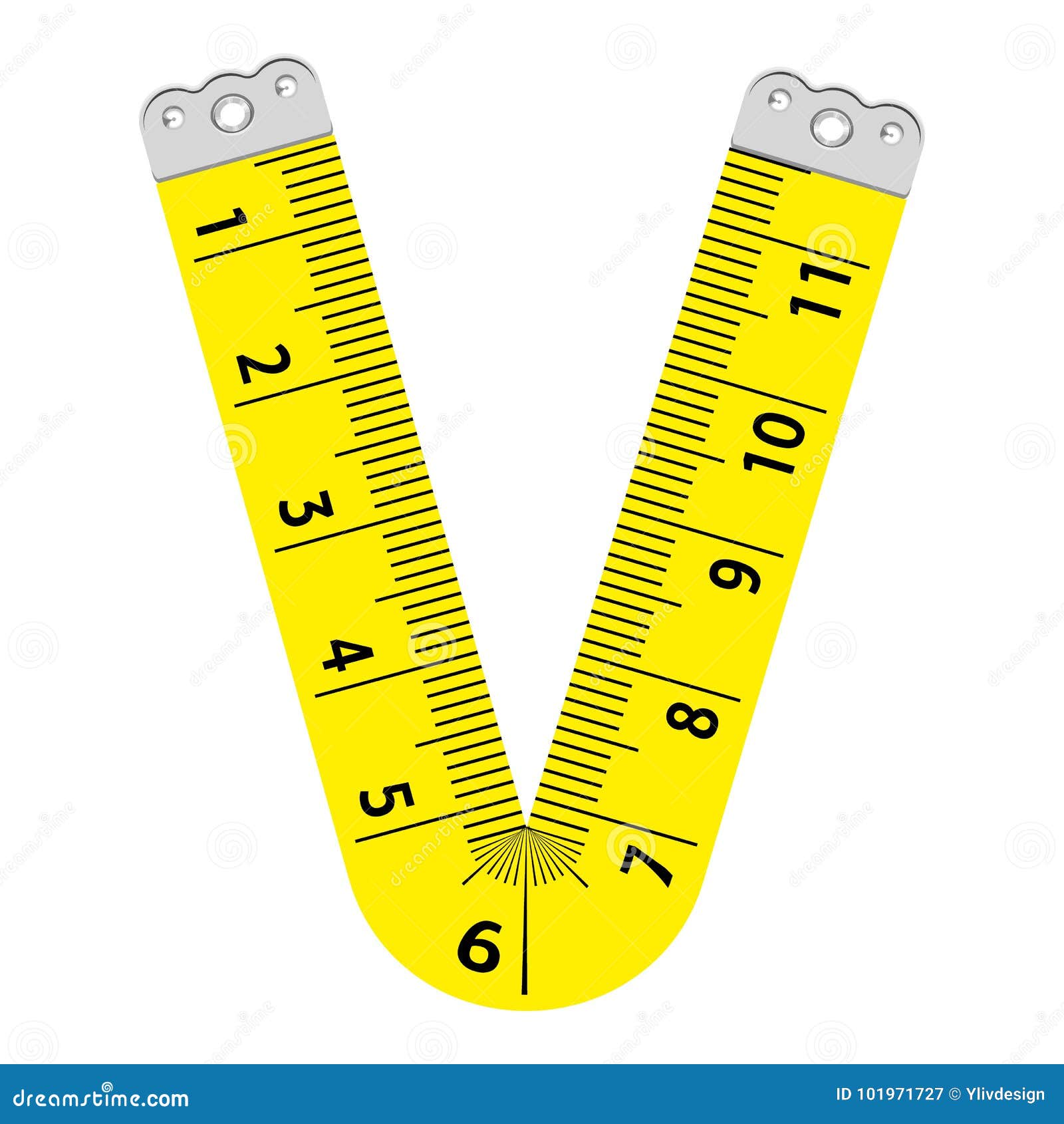 Icono De La Regla De La Letra V, Estilo De La Historieta Ilustración ...