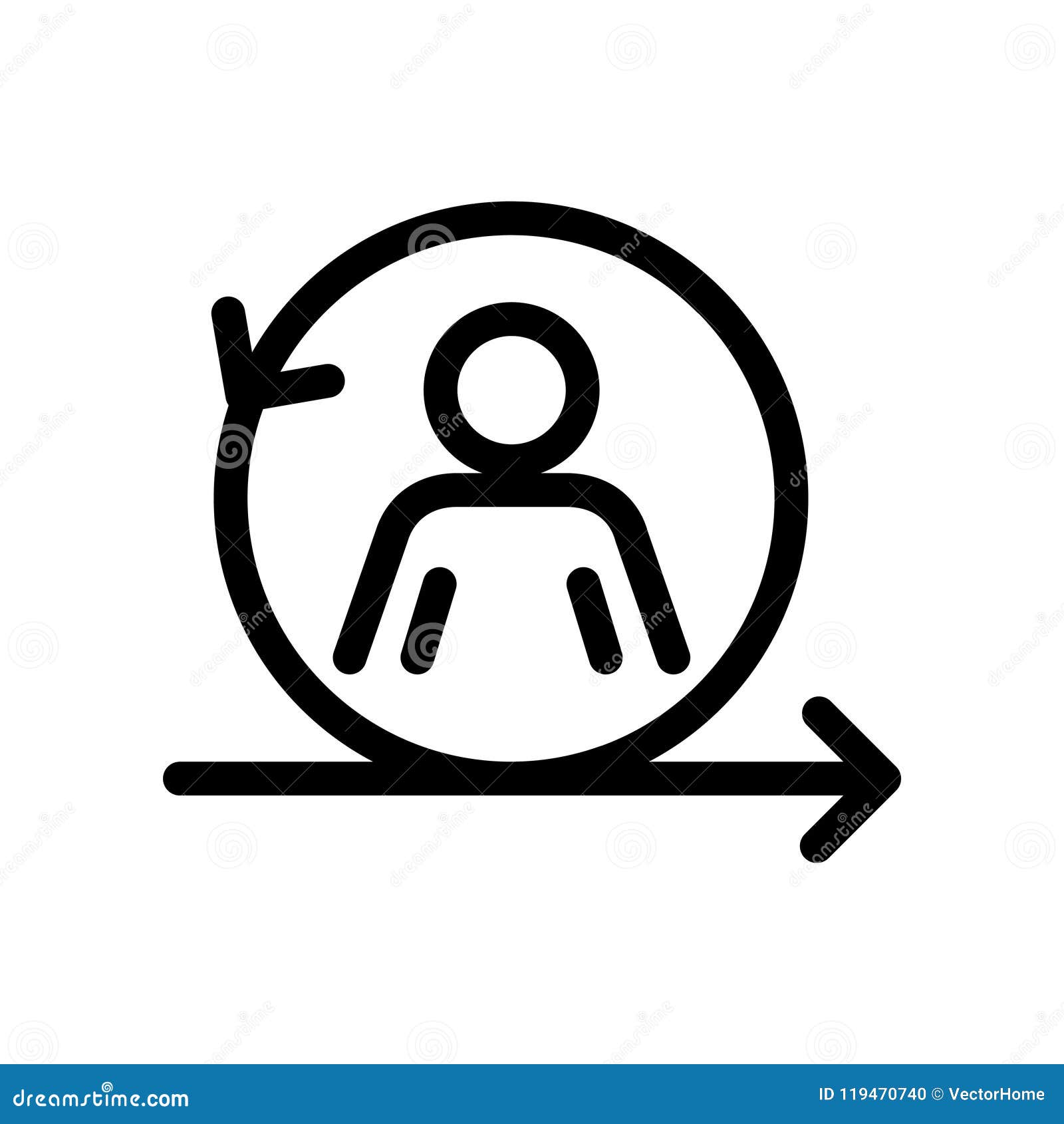 Icono De La Retención, Ejemplo Del Vector Ilustración del Vector ...