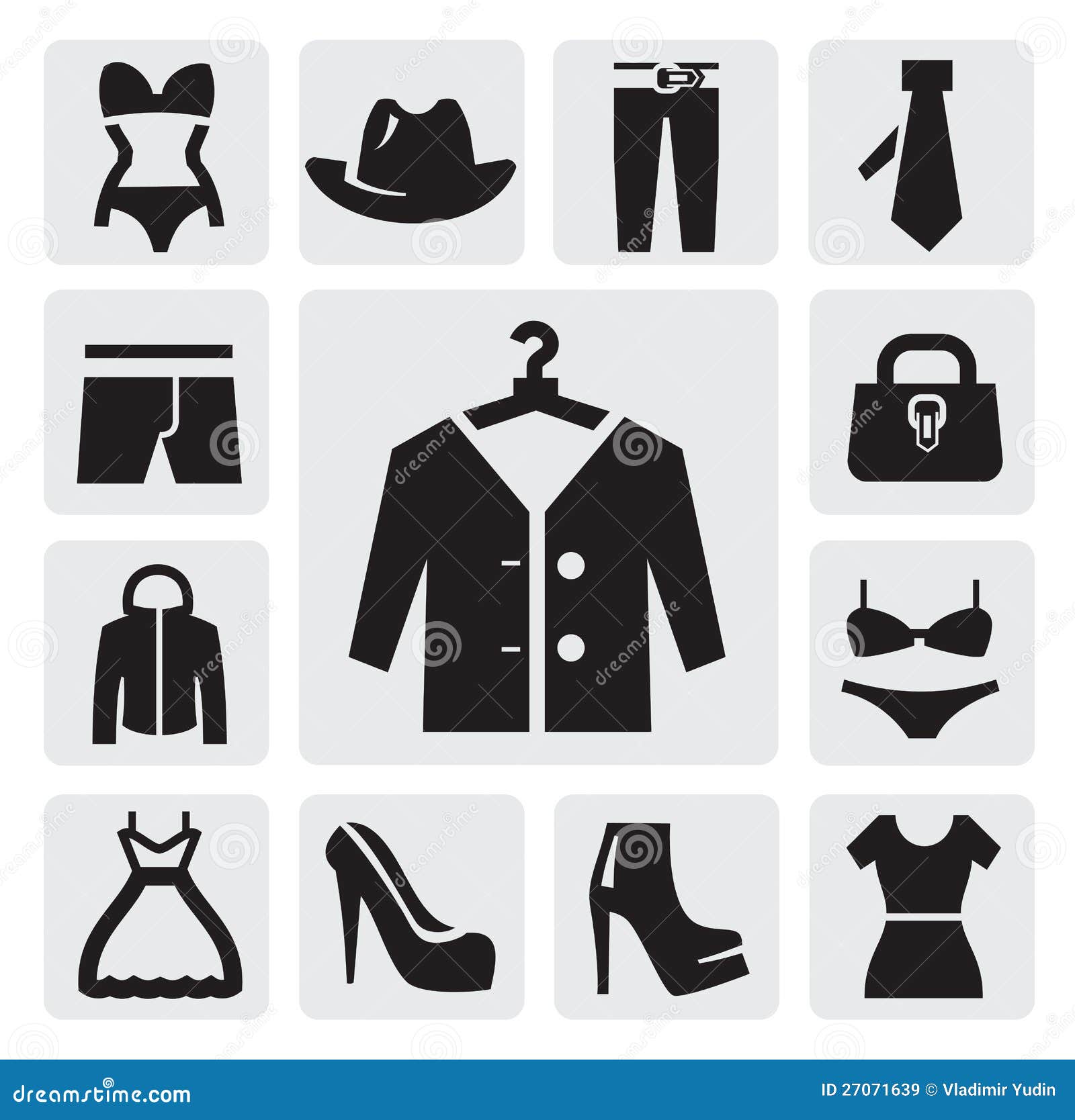 Icono de la ropa ilustración del vector. Ilustración de iconos - 27071639