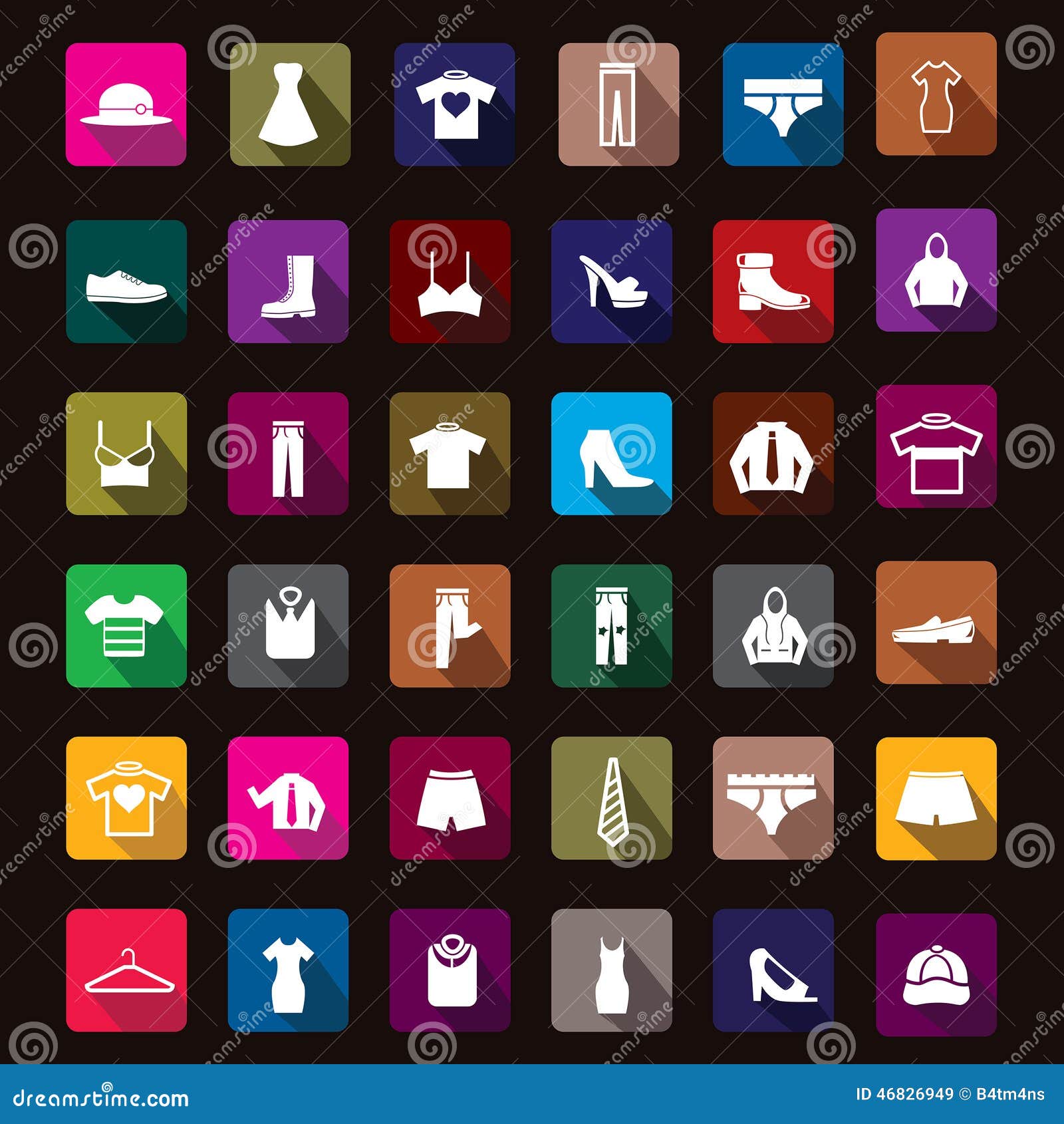 Icono de la ropa ilustración del vector. Ilustración de ropa - 46826949