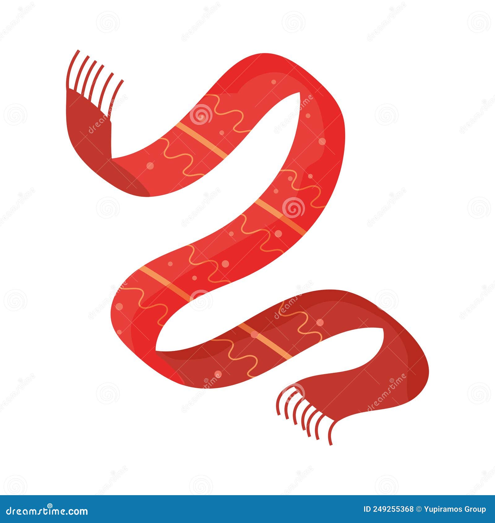 Icono De La Ropa De La Bufanda Ilustración del Vector - Ilustración de ...