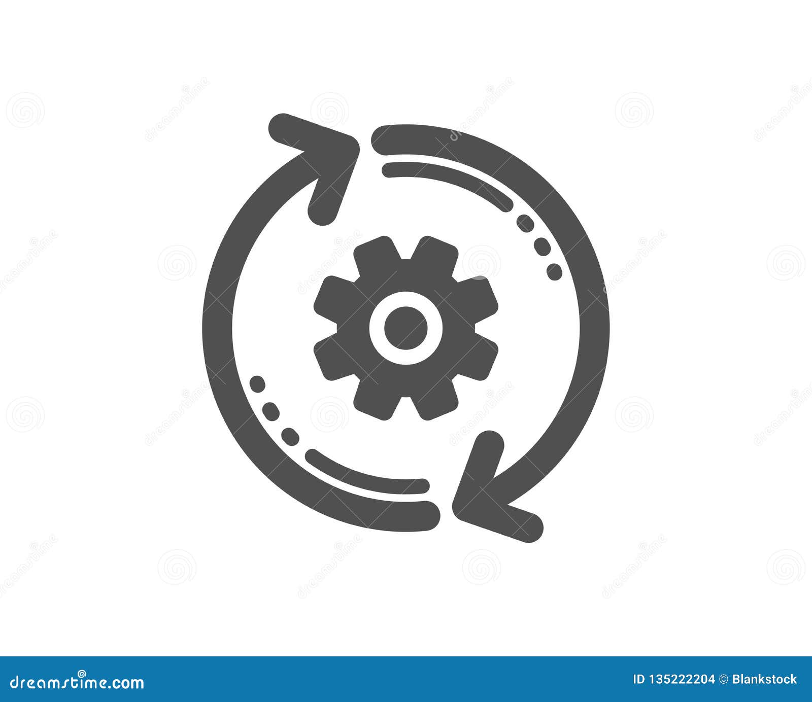 Icono De La Rueda Dentada Dirigir La Muestra De La Herramienta Vector ...
