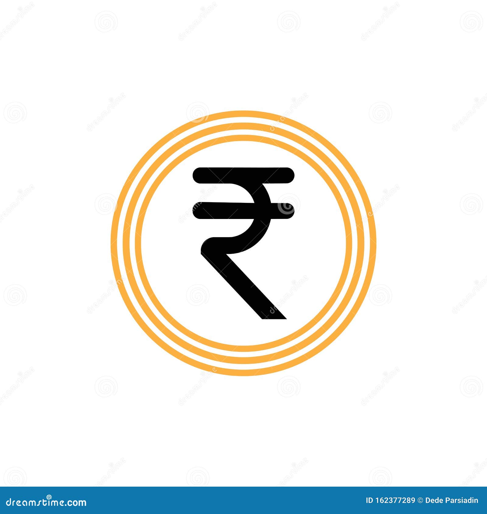 Icono De La Rupia India Signo De Rupia India Vectorial Ilustración del ...