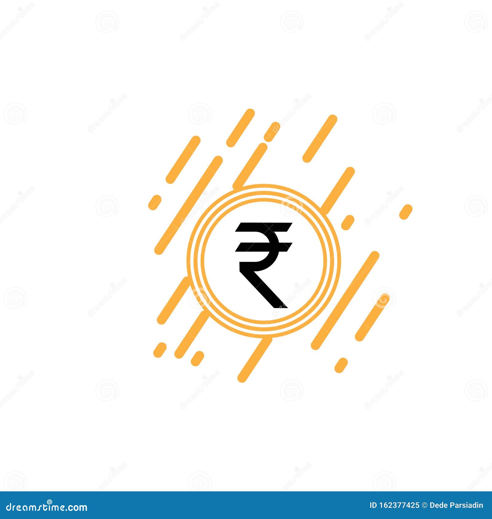 Icono De La Rupia India Signo De Rupia India Vectorial Ilustración del ...