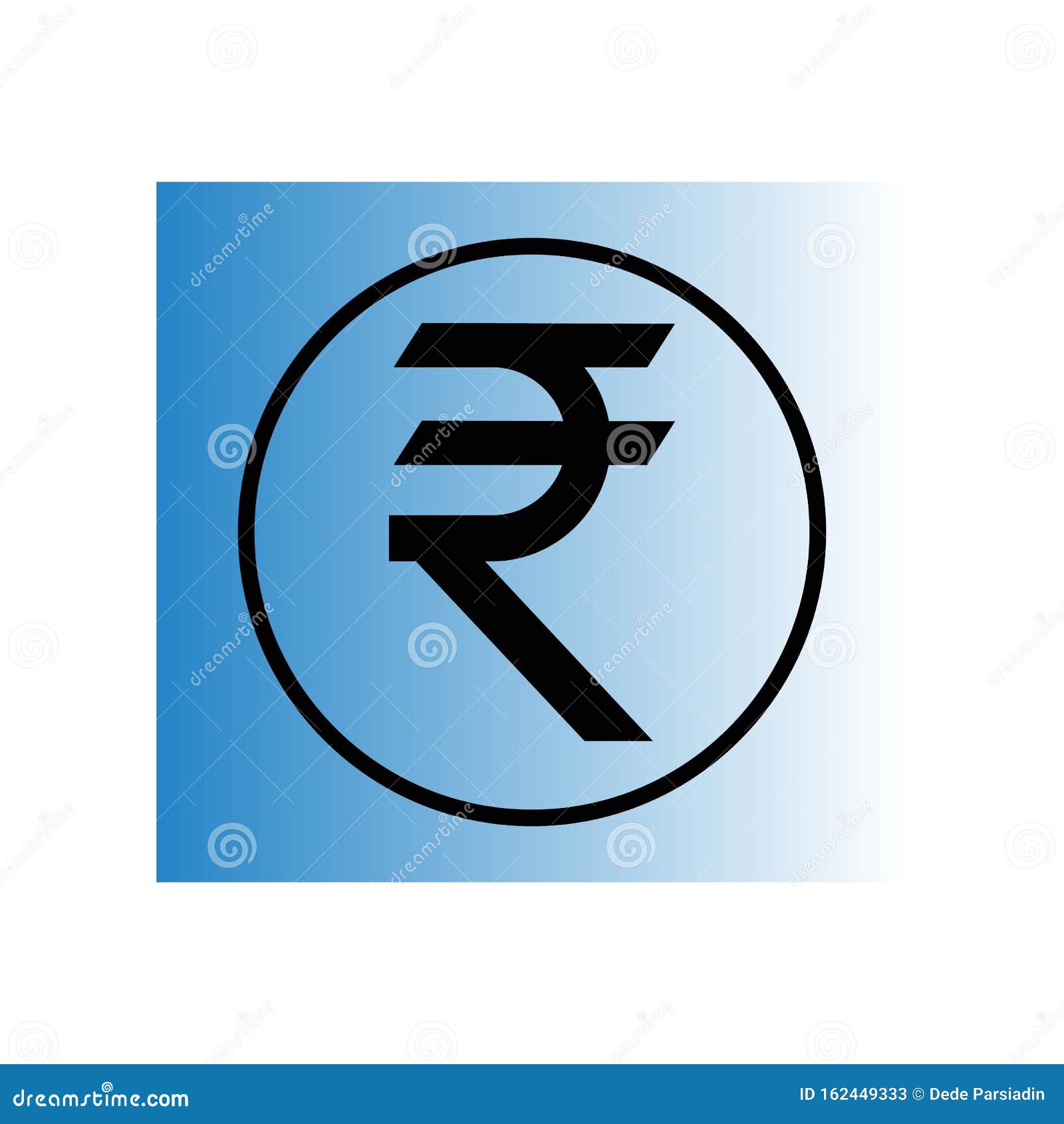 Icono De La Rupia India Signo De Rupia India Vectorial Stock de ...