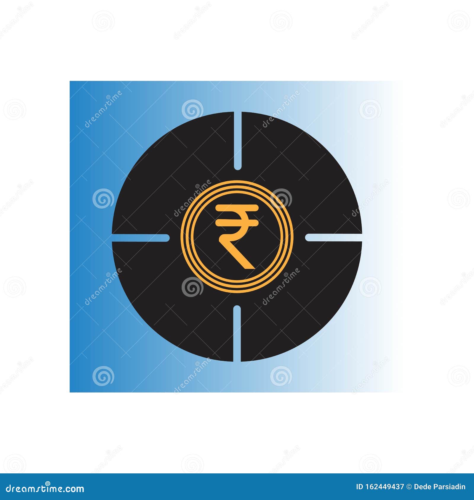 Icono De La Rupia India Signo De Rupia India Vectorial Stock de ...