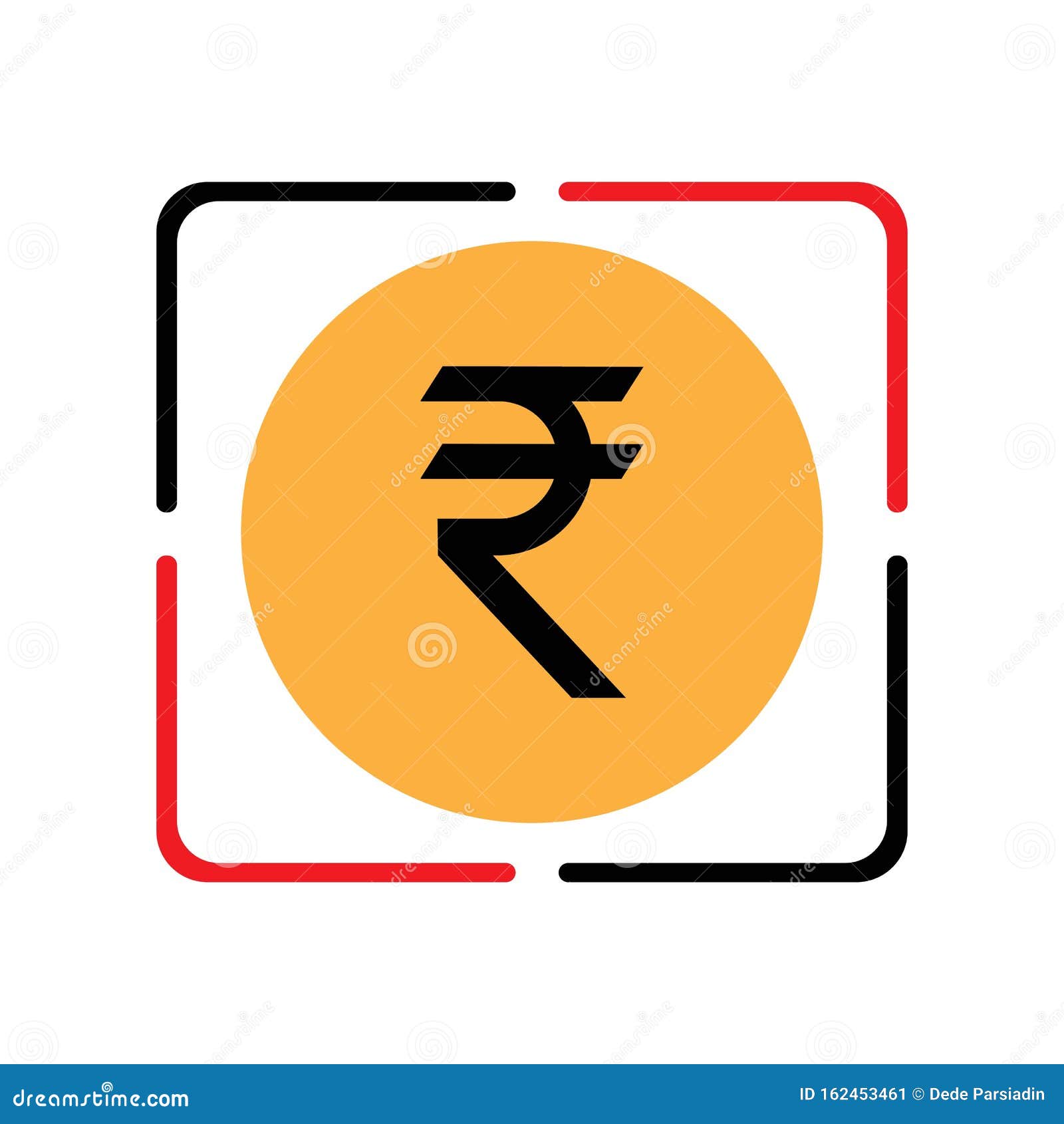 Icono De La Rupia India Signo De Rupia India Vectorial Stock de ...