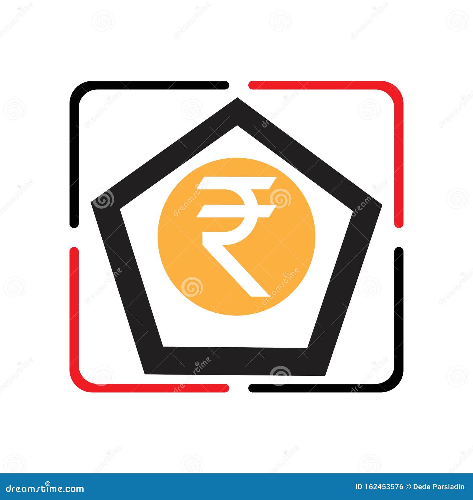 Icono De La Rupia India Signo De Rupia India Vectorial Stock de ...
