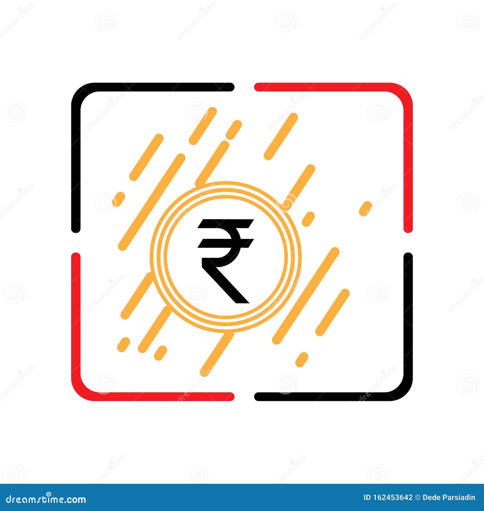 Icono De La Rupia India Signo De Rupia India Vectorial Stock de ...