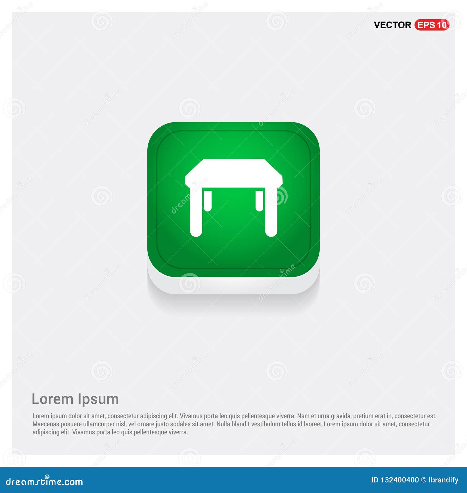 Icono de la tabla ilustración del vector. Ilustración de vectores ...